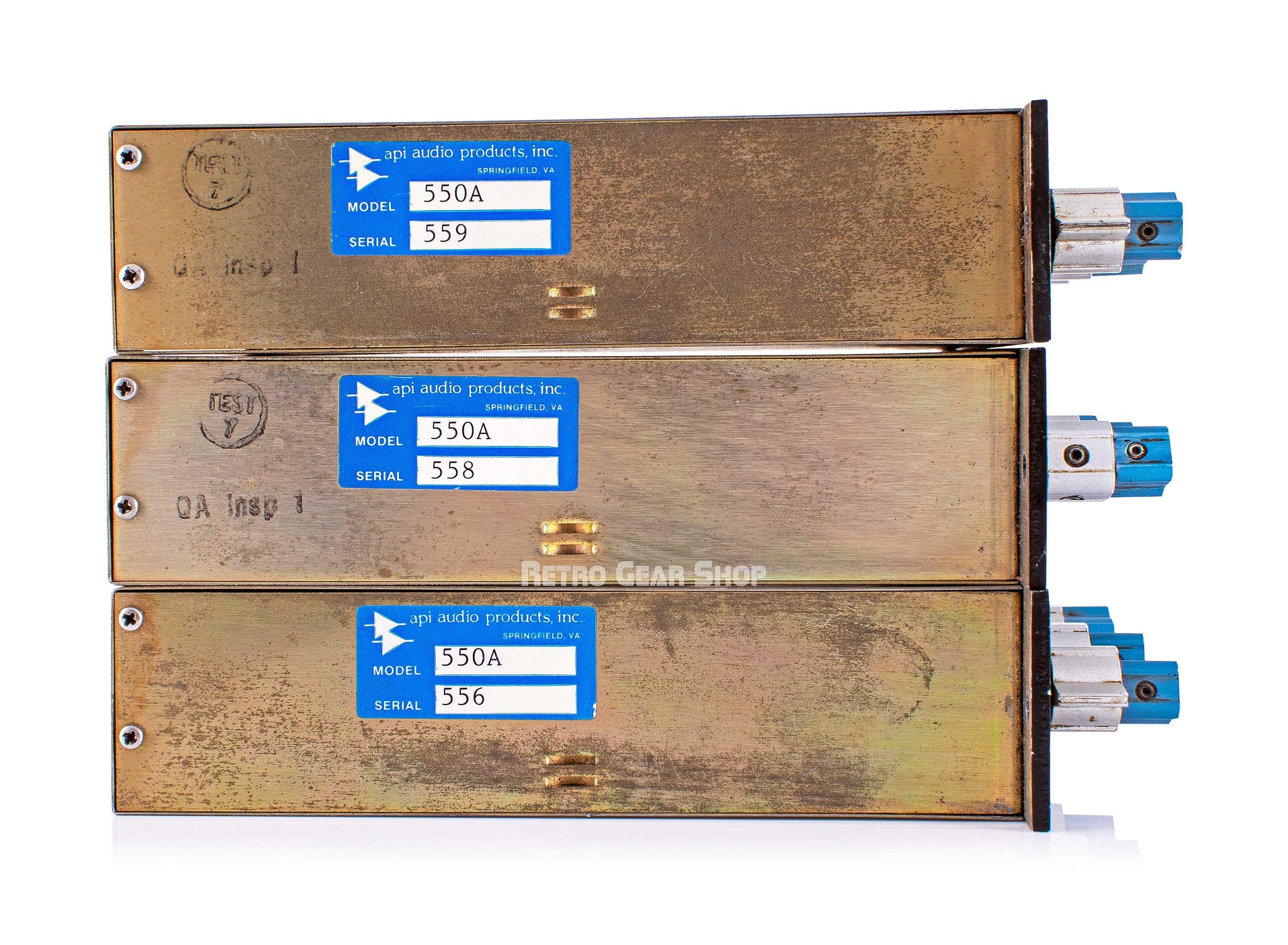 API 550A 3 Band EQ 500 Series Equalizer Vintage Rare – Retro Gear Shop