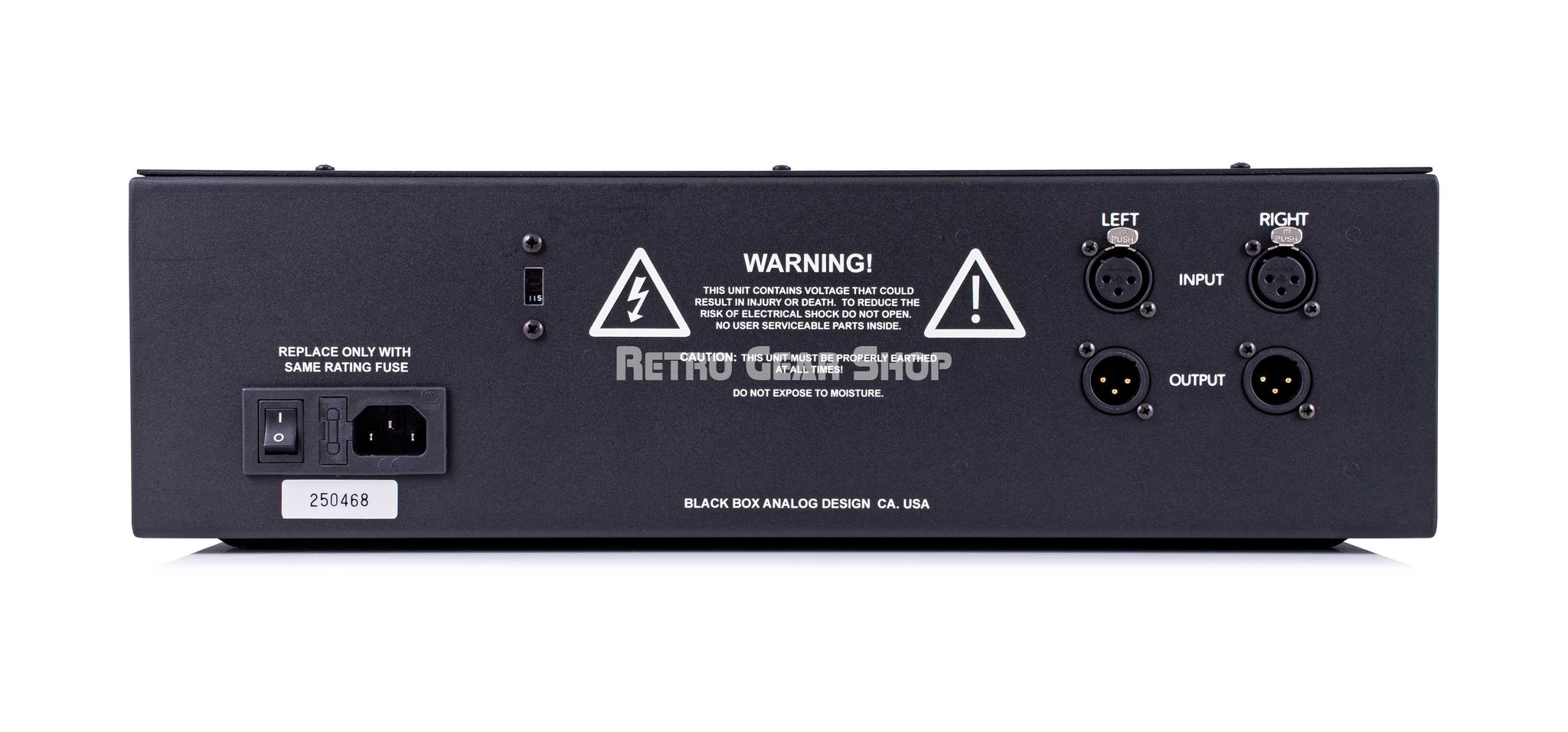 Black Box Analog Designs HG-2 Saturation Processor– Retro Gear Shop
