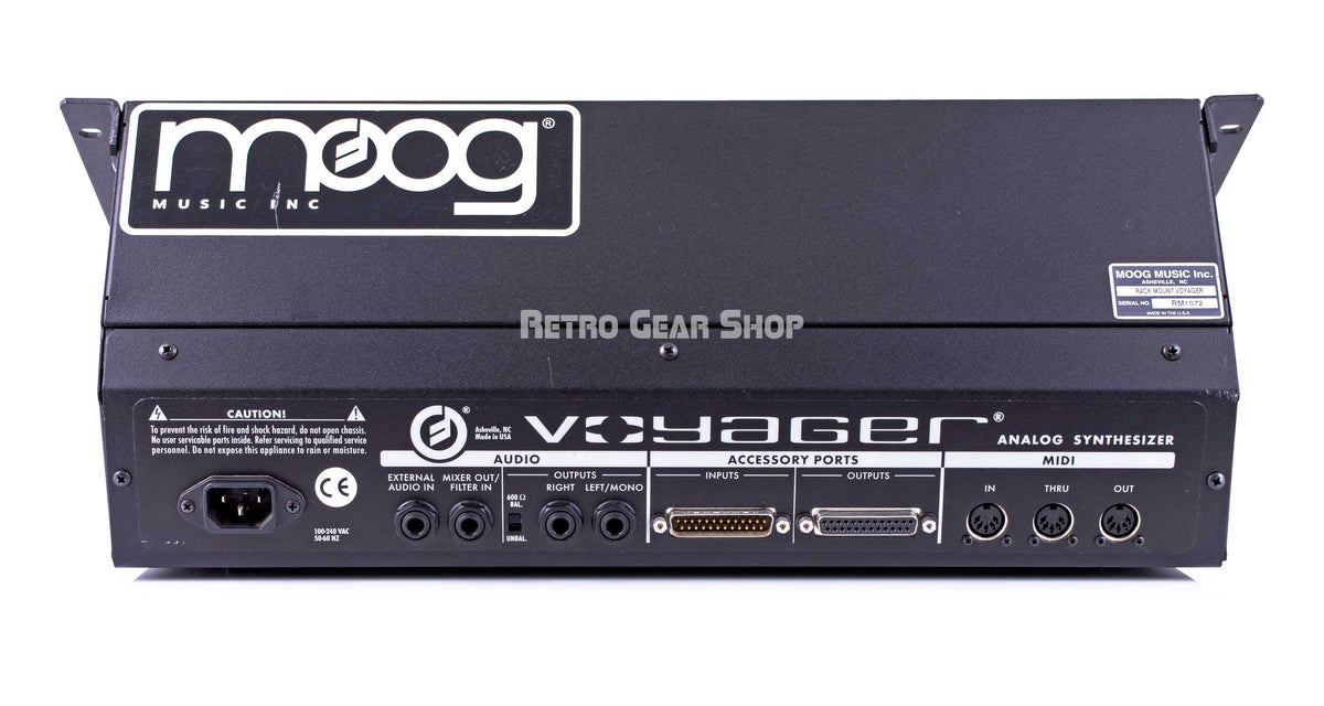 Moog Minimoog Voyager RME Rack Mount Edition Analog Synthesizer Synth ...