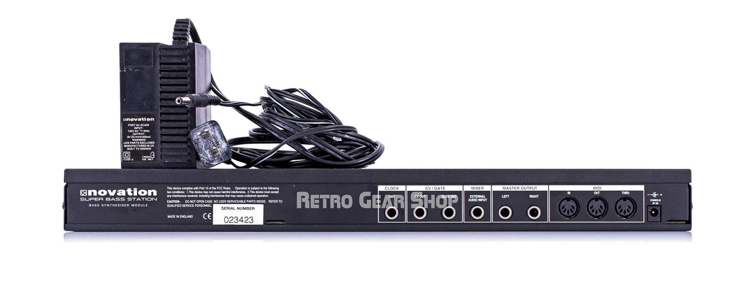 Novation Super Bass Station Rack Monophonic Rackmount Synthesizer ...