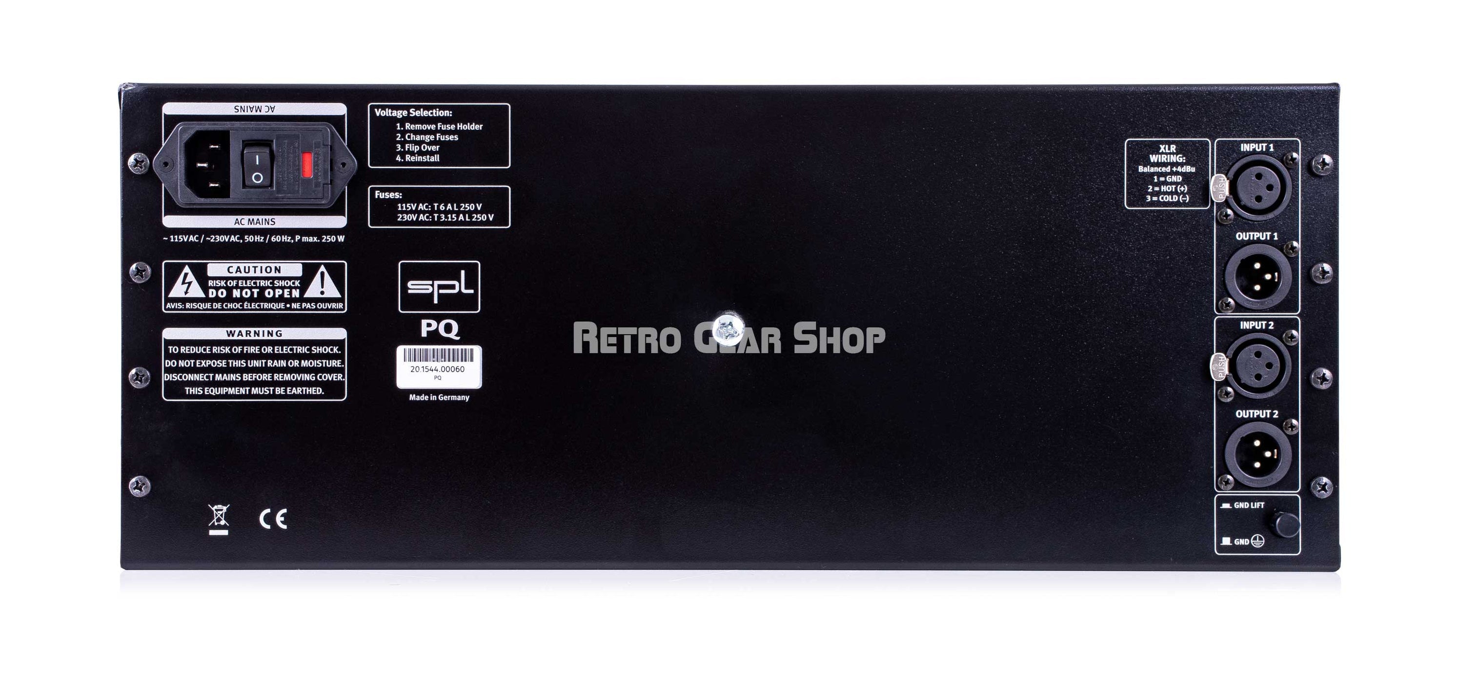 SPL PQ Mastering Equalizer Red– Retro Gear Shop