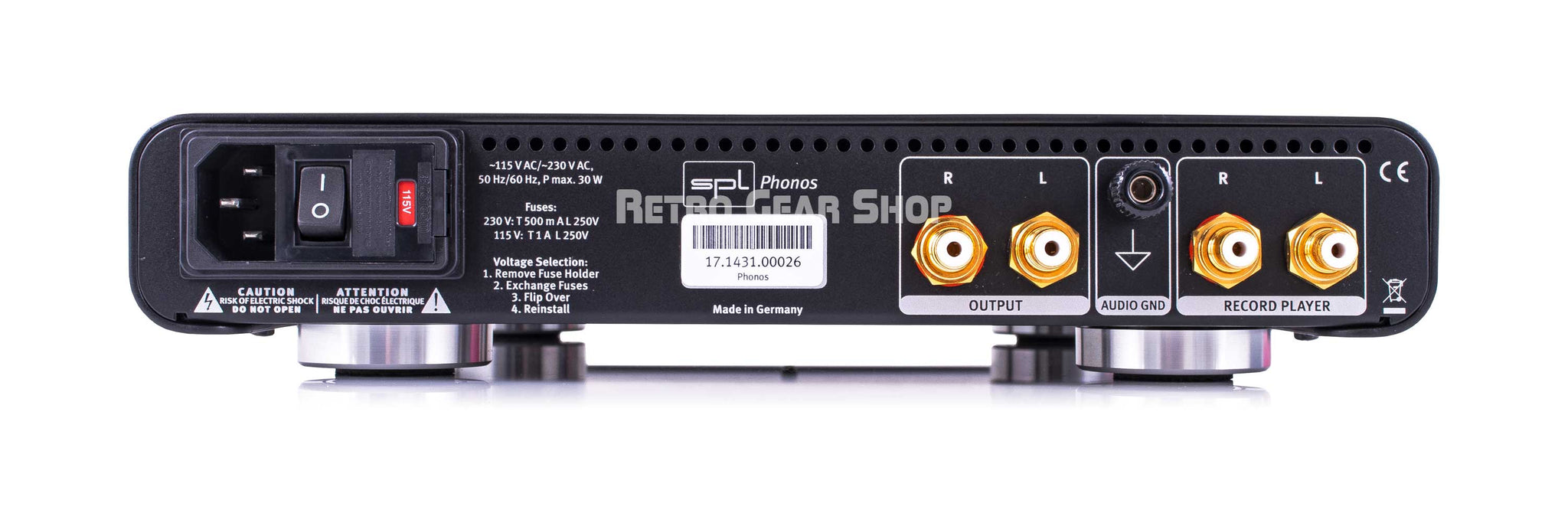 SPL RIAA Phono Preamplifier White Preamp – Retro Gear Shop