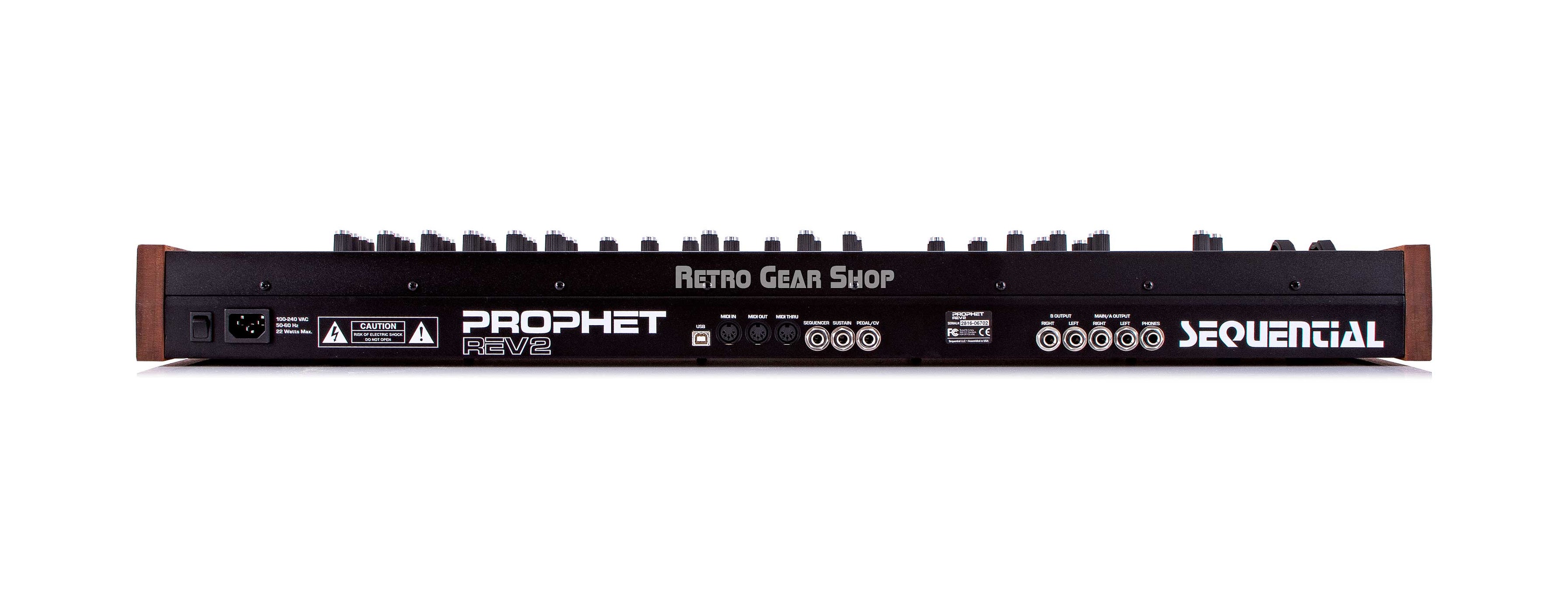 Sequential Prophet Rev2 8-voice Keyboard Synthesizer Synth Analog ...