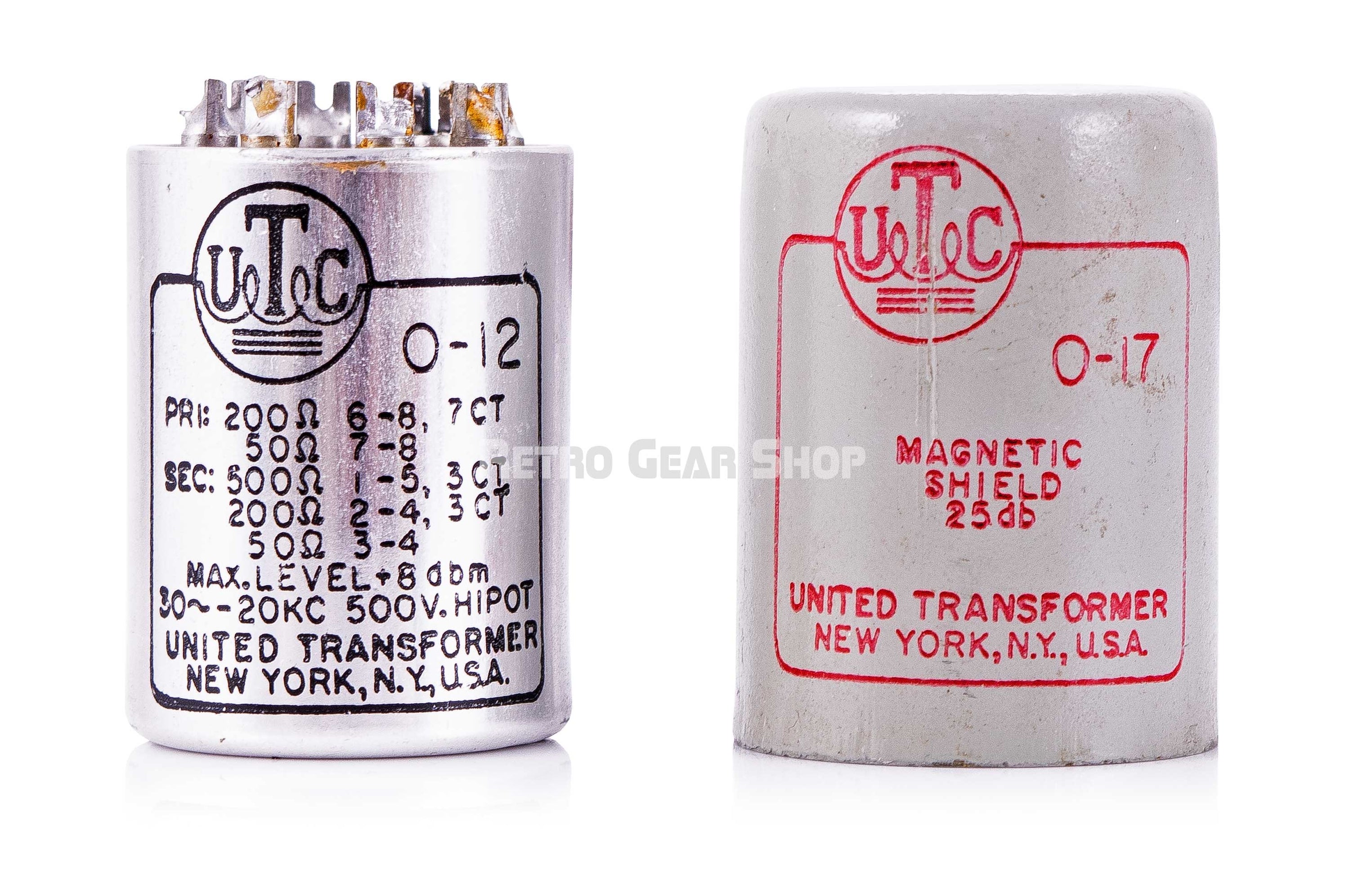 UTC O-12 with O-17 Magnetic Shield Vintage Transformers Rare– Retro ...