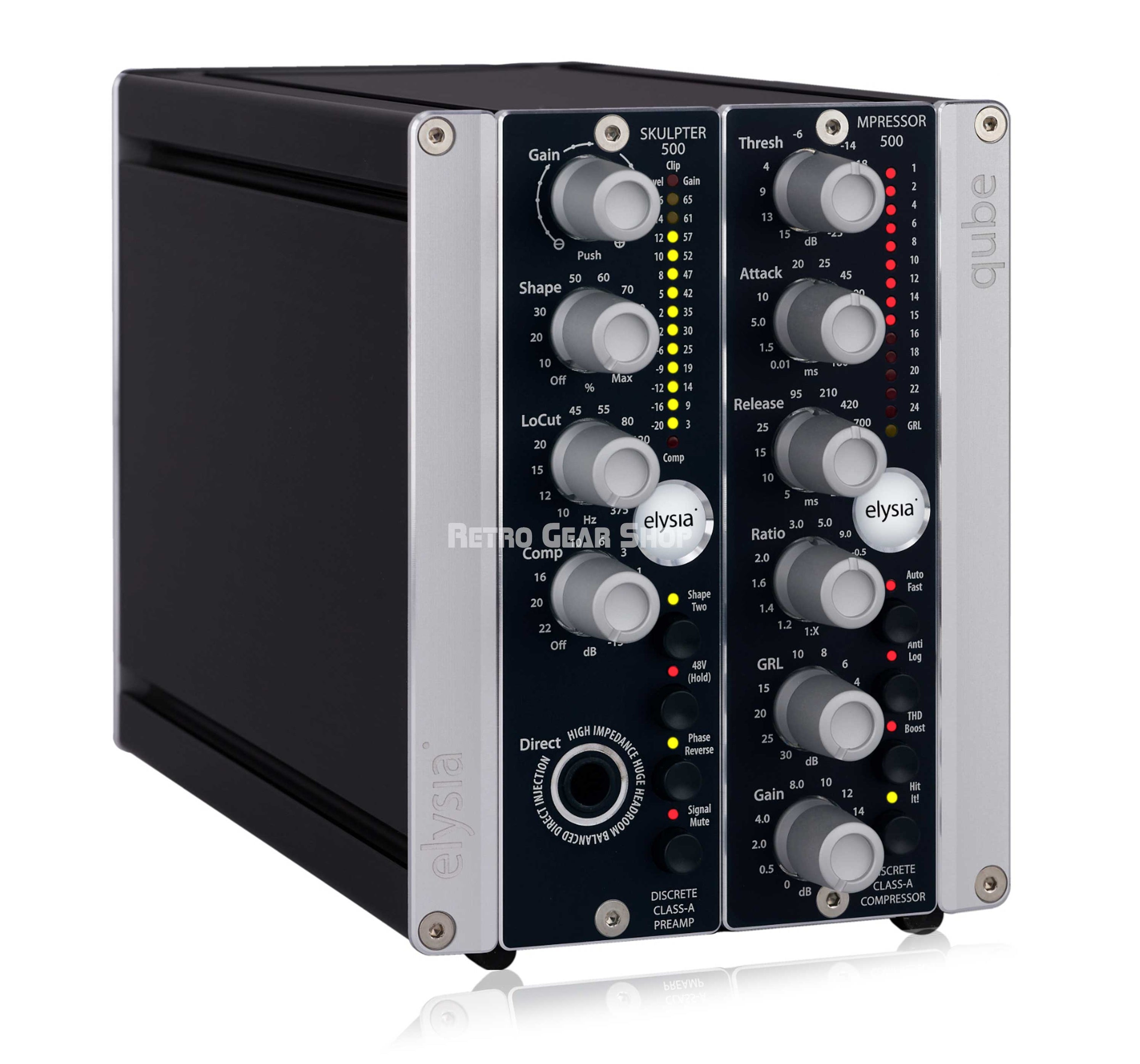 Elysia Skulpter Mpressor Qube Microphone Preamp 500 Series Module ...