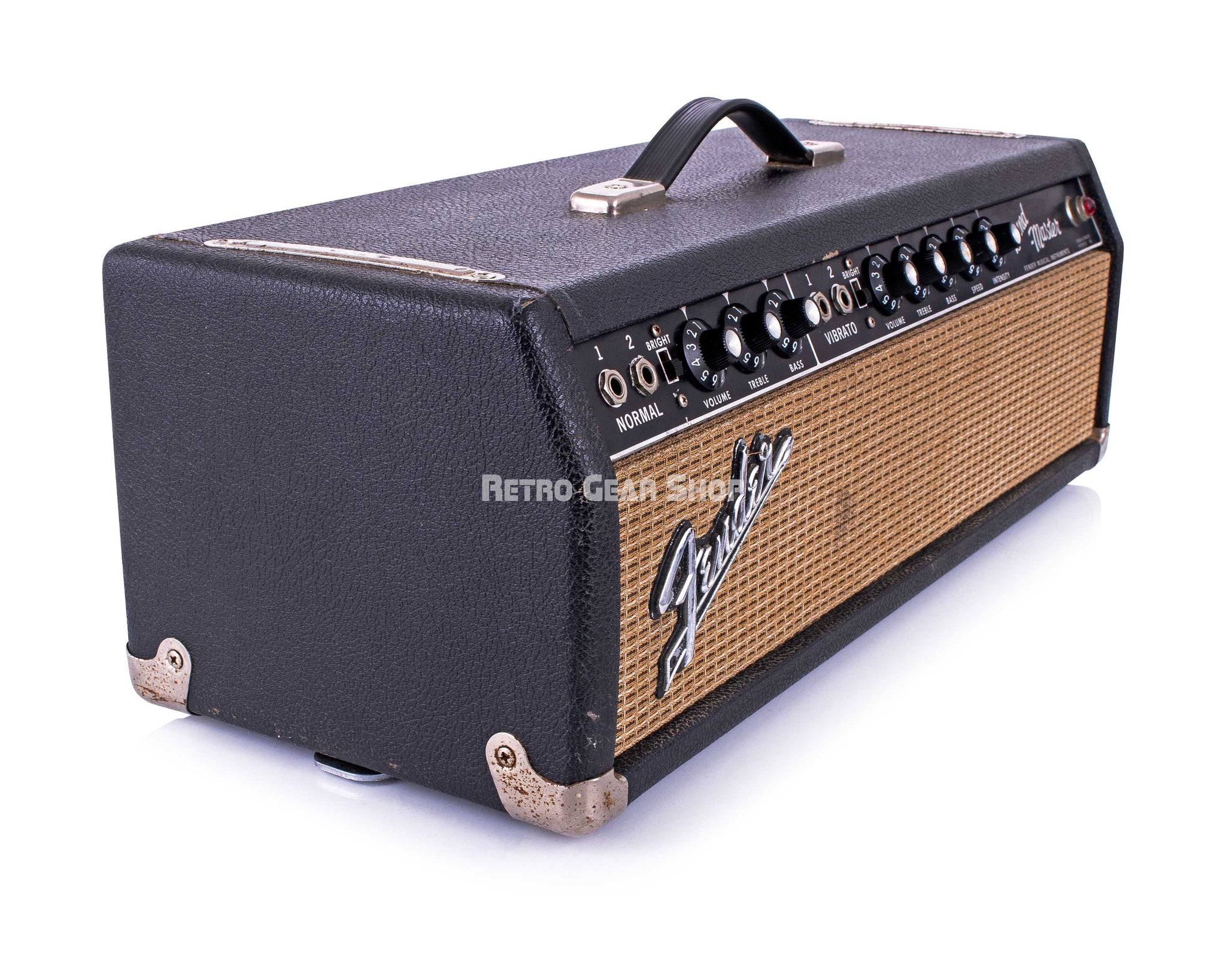 Fender Bandmaster Black Panel AB763 1966 Amplifier Head Tube Amp– Retro ...