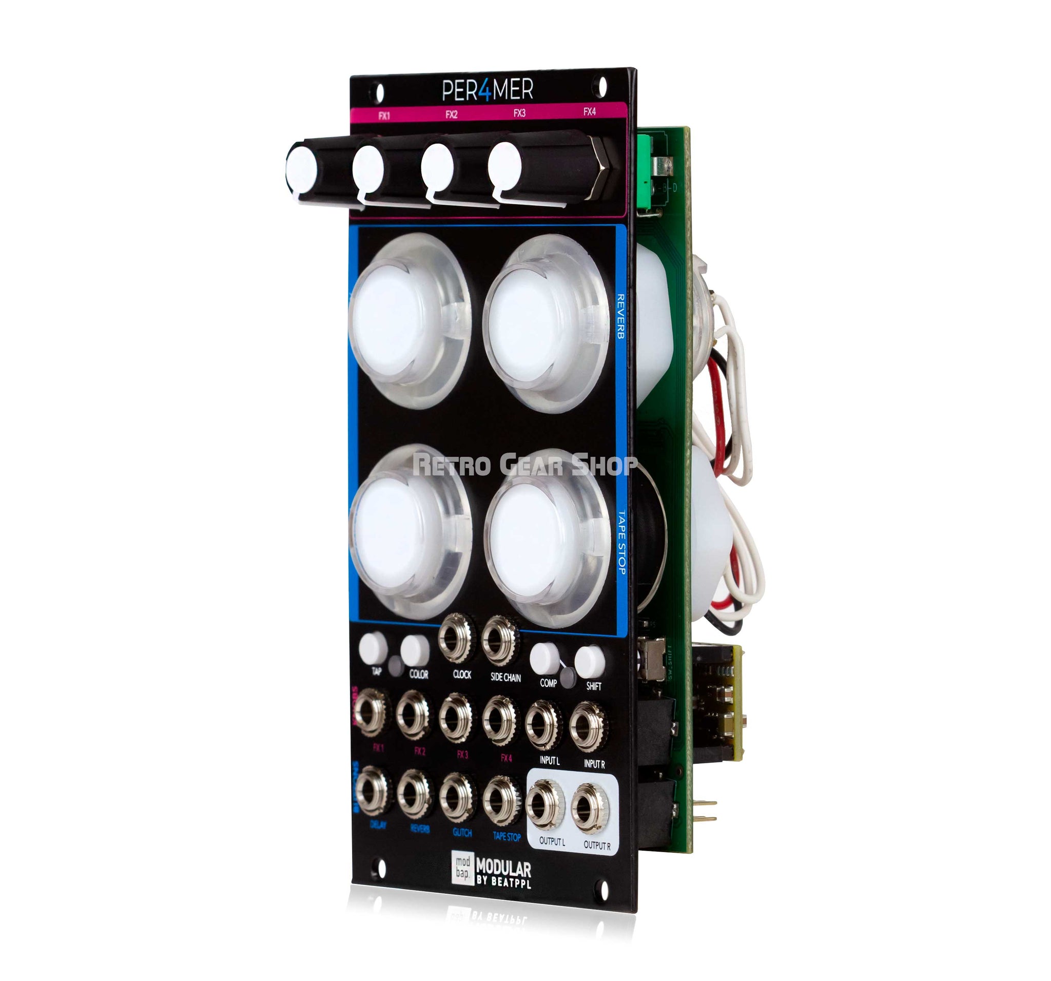 Modbap Per4mer Quad Performance Effects with Arcade Buttons– Retro Gear ...