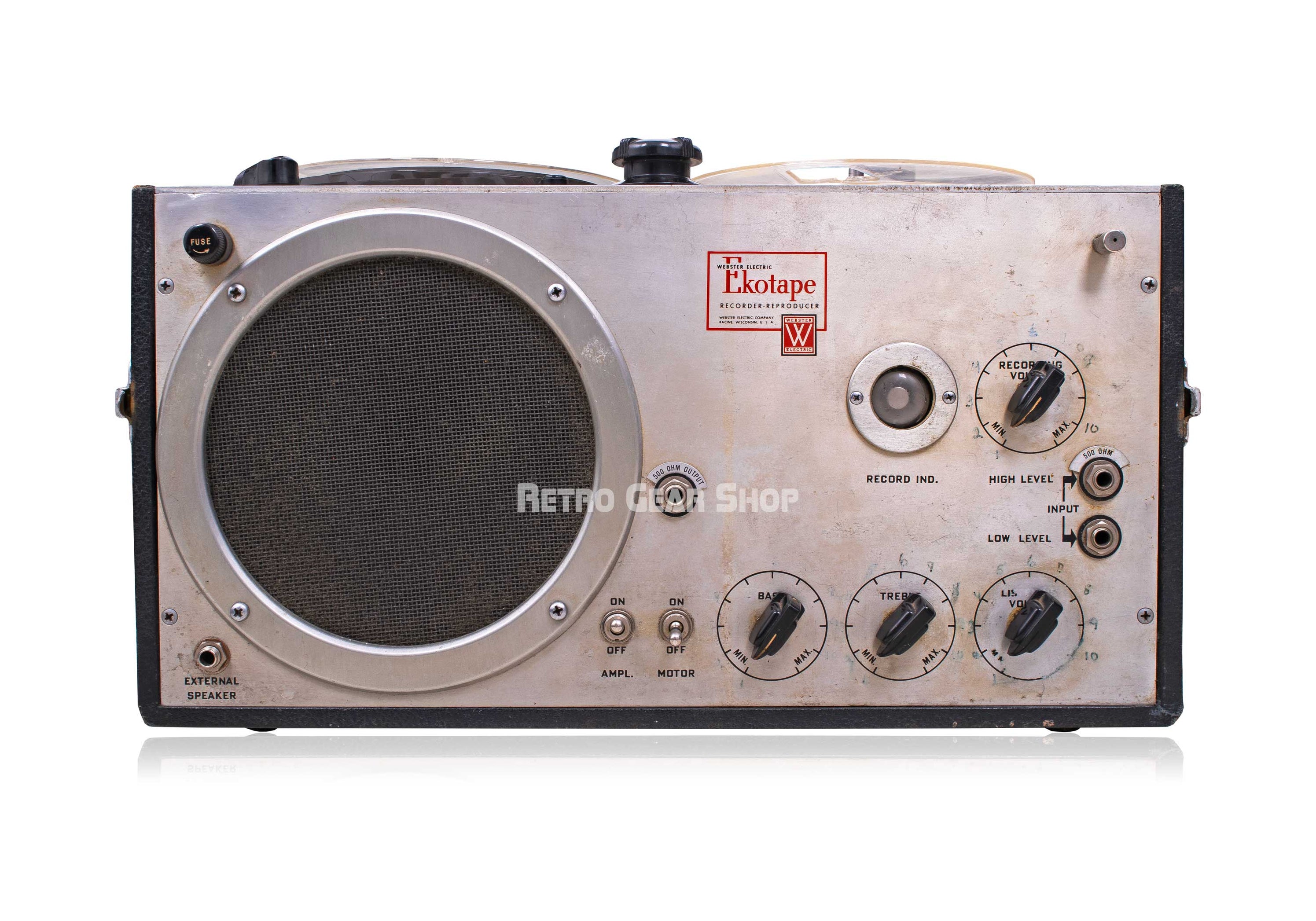 Western Electric Ekotape Reel Tape Recorder Vintage Rare– Retro Gear Shop