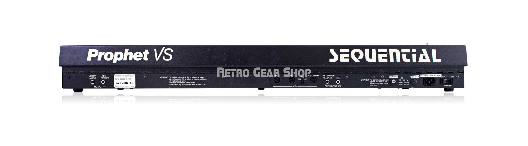 Sequential Prophet VS Digital Vector Synthesizer Keyboard Vintage ...