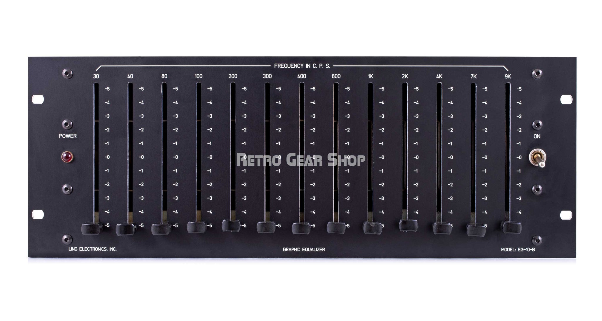 Ling Electronics EG-10-B 1950s Vacuum Tube Graphic EQ Vintage Rare – Retro Gear Shop