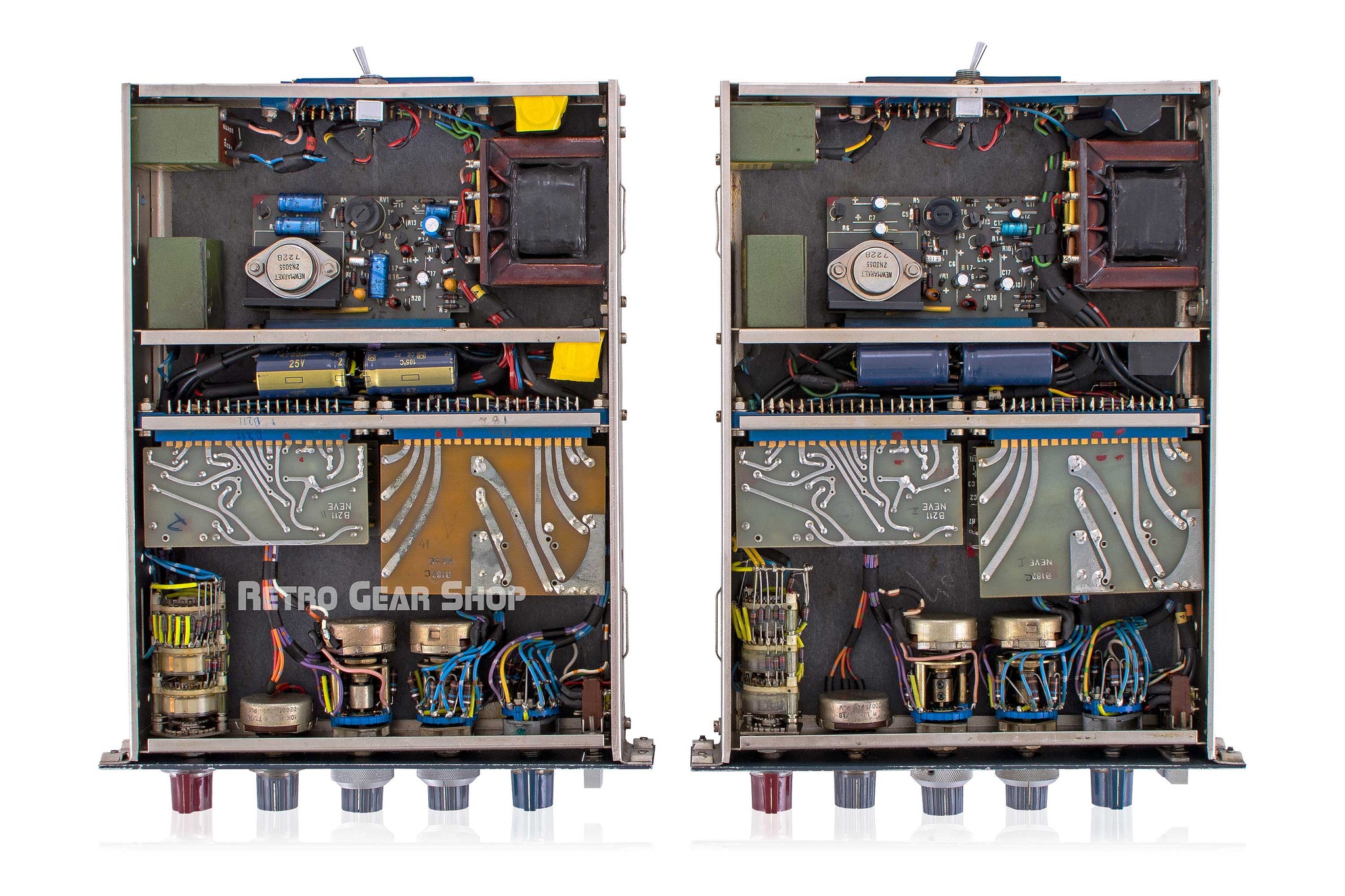 Neve 1073 Vintage Pair Preamp EQ Modules Rack Rare – Retro Gear Shop