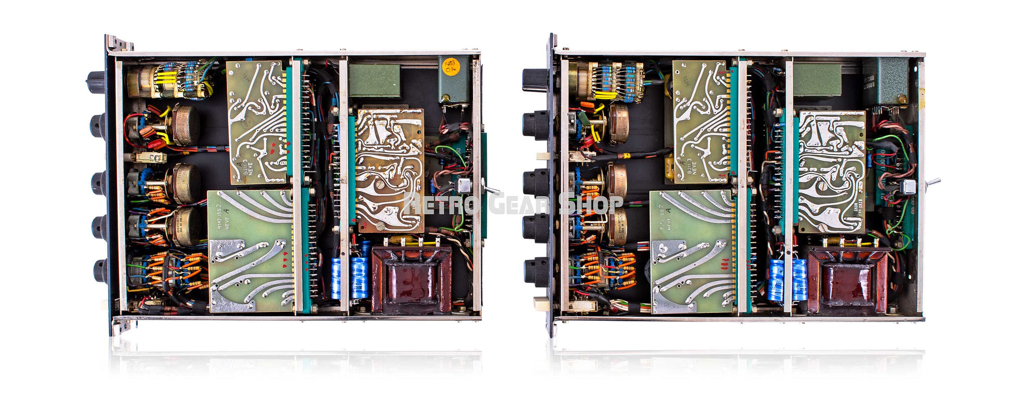 Neve 31102 Pair Racked Mic Preamp EQ with Marinair Transformers Vintage ...