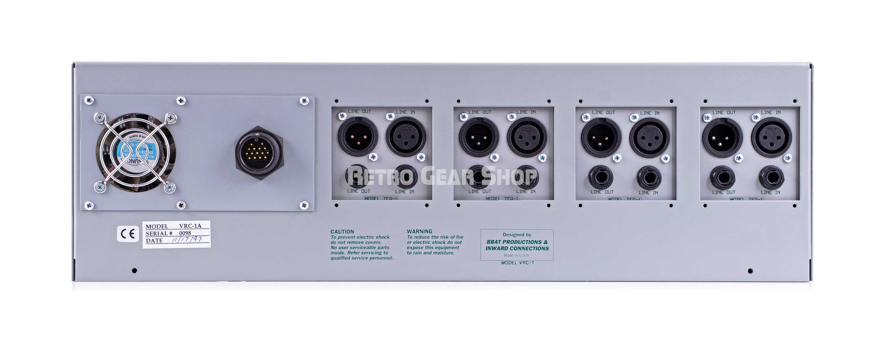 Inward Connections Vac Rac 4000 6x TEQ-1 Tube EQ 2x TLM-1 Tube Limiter ...