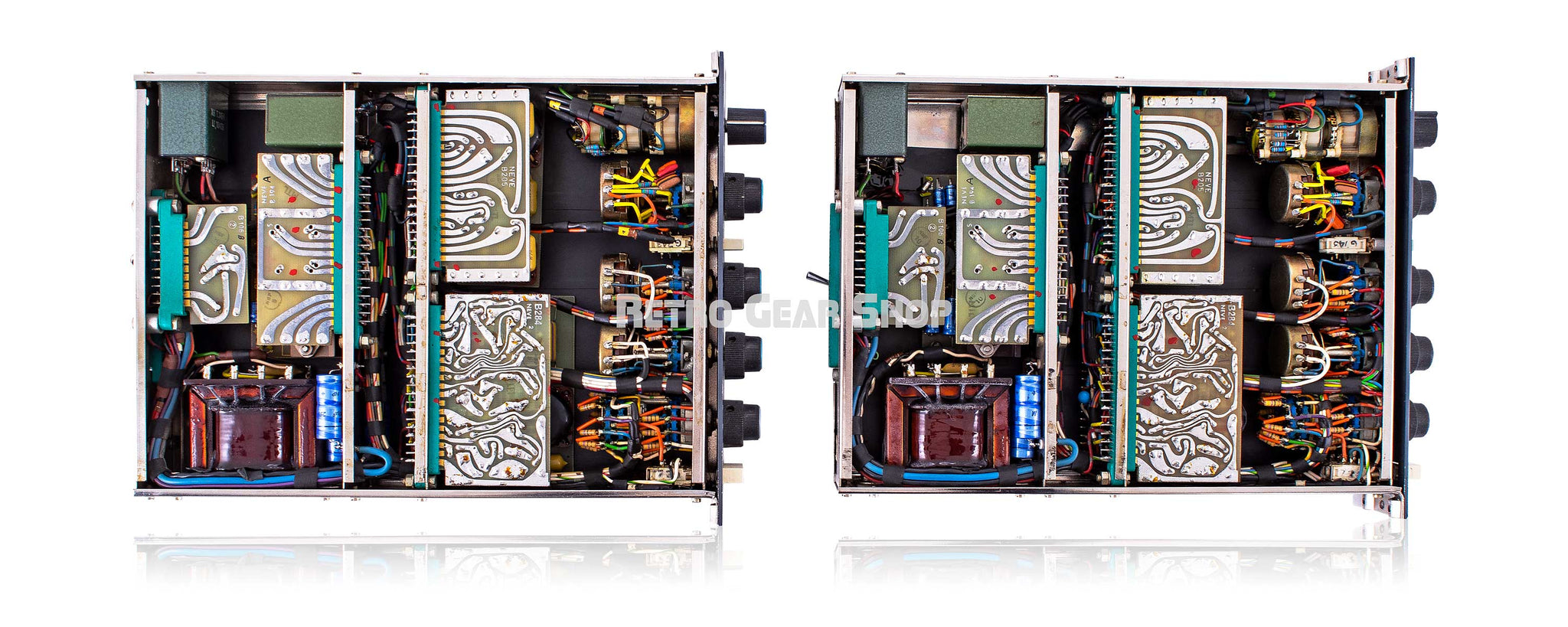 Neve 31102 Pair Racked Mic Preamp EQ with Marinair Transformers Vintage ...