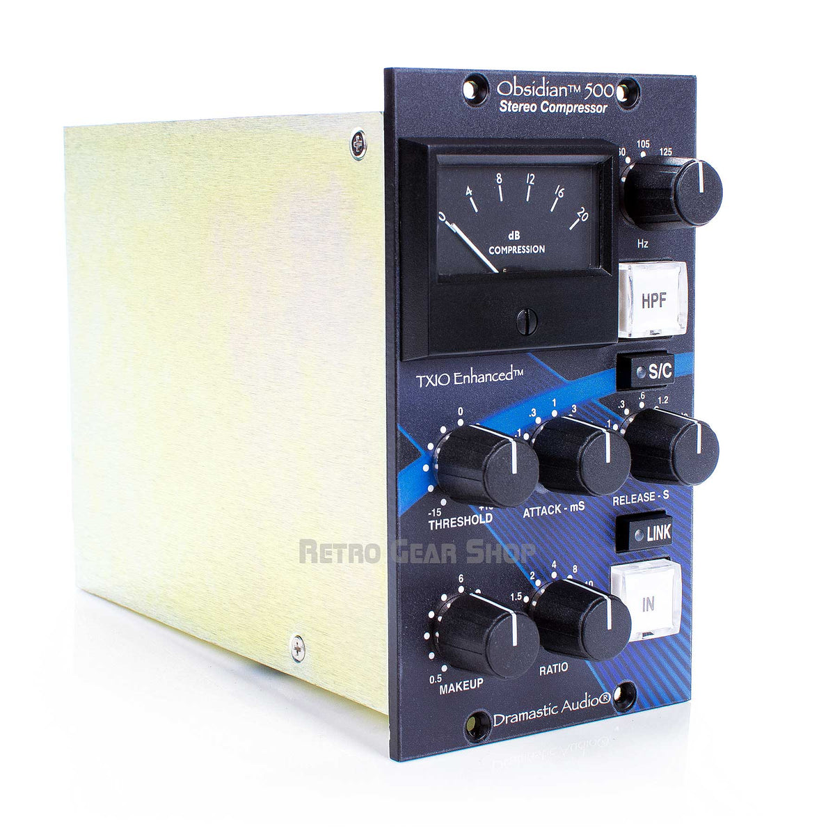 Dramastic Audio Obsidian 500 Series Stereo Analog Compressor– Retro ...