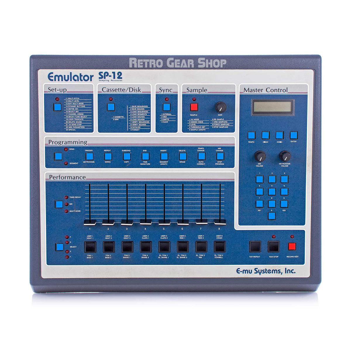 E-Mu SP-12 Turbo Rare Vintage Sampler Drum Machine Emu SP12 #14 Minty ...