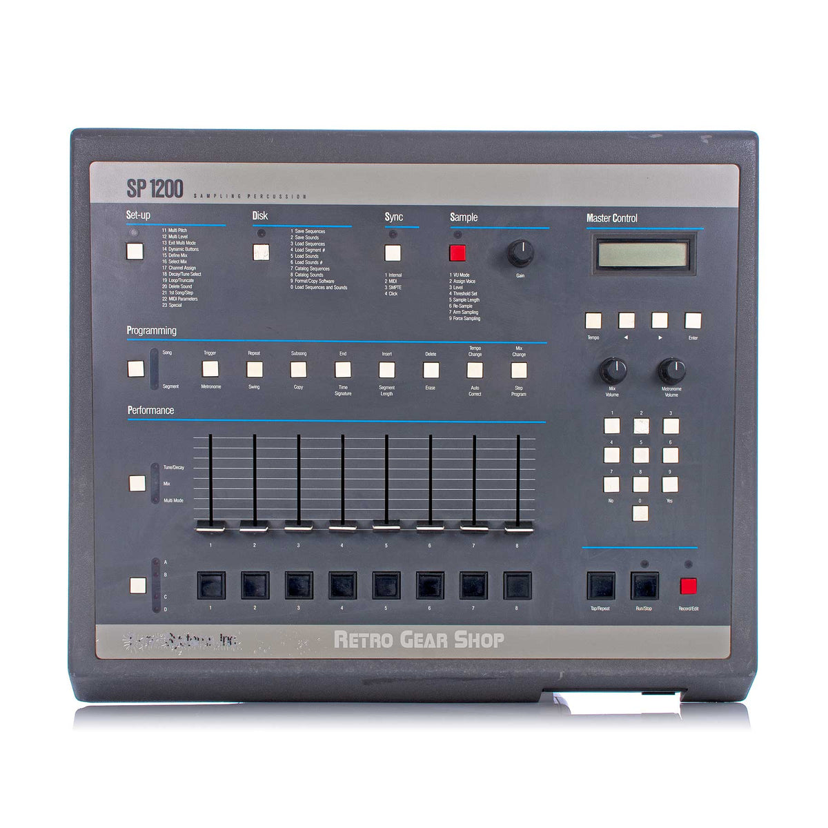 E-Mu SP-1200 Drum Machine Sampler OG Gray Vintage Rare Emu SP1200 ...