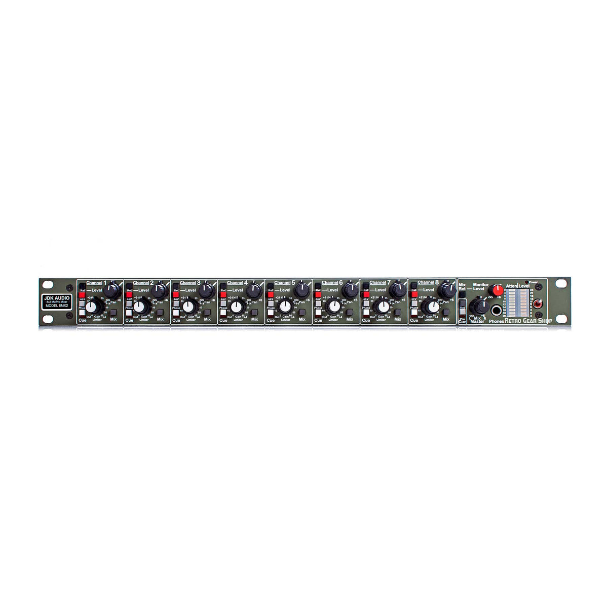 JDK Audio 8MX2 8x2 Summing Mixer Mic Preamp API ATI– Retro Gear Shop