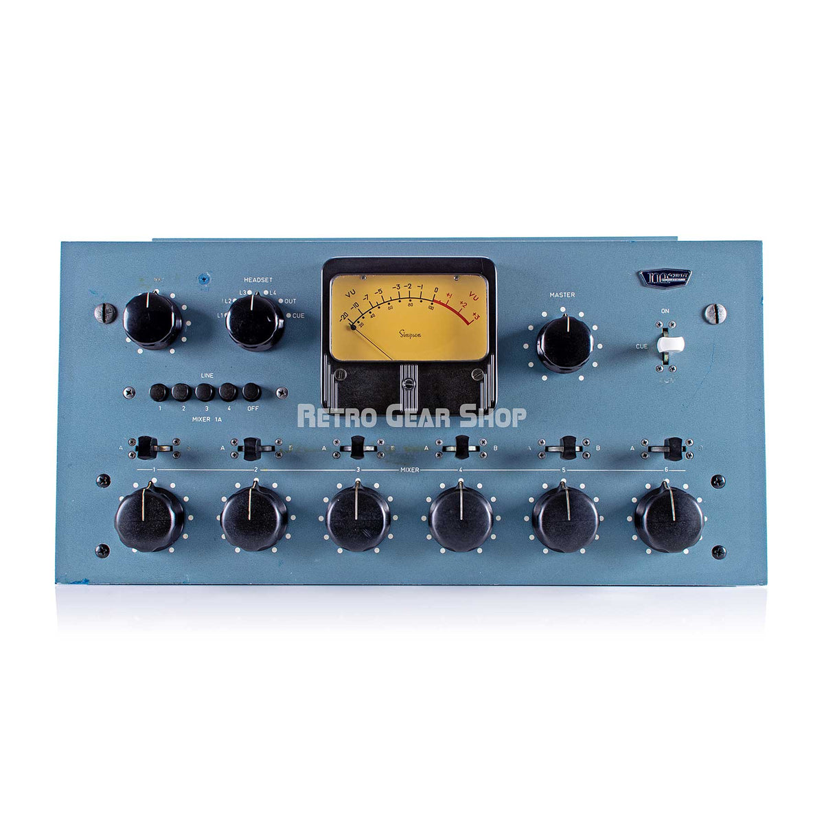 McCurdy PE 1000A 6 Channel Remote Tube Mixer Console PSU Vintage Rare ...