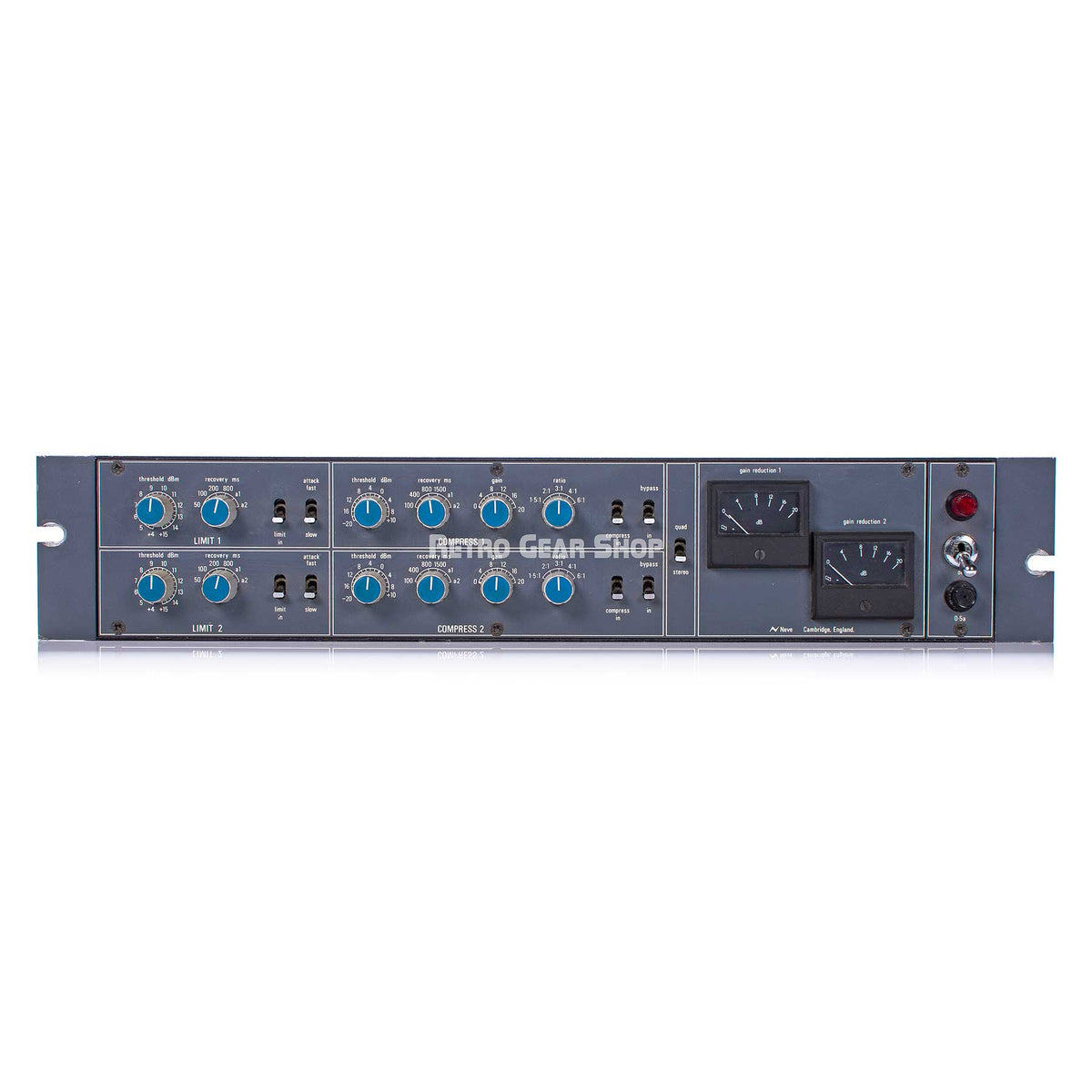Neve 33609 Compressor Discrete Stereo Limiter Metal Knob St Ives– Retro ...
