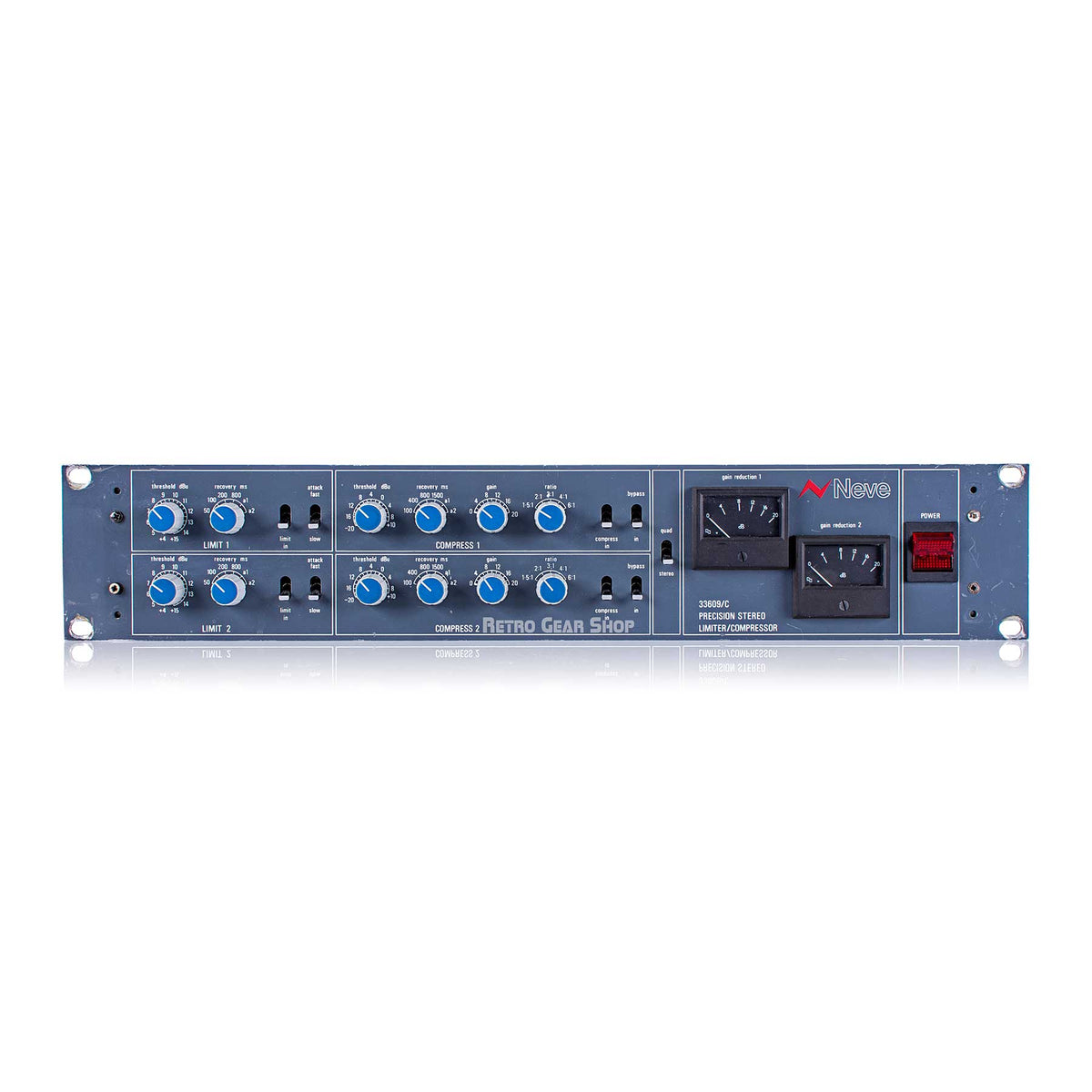 Neve 33609/C Stereo Compressor / Limiter 33609 Rev C Rare Vintage ...