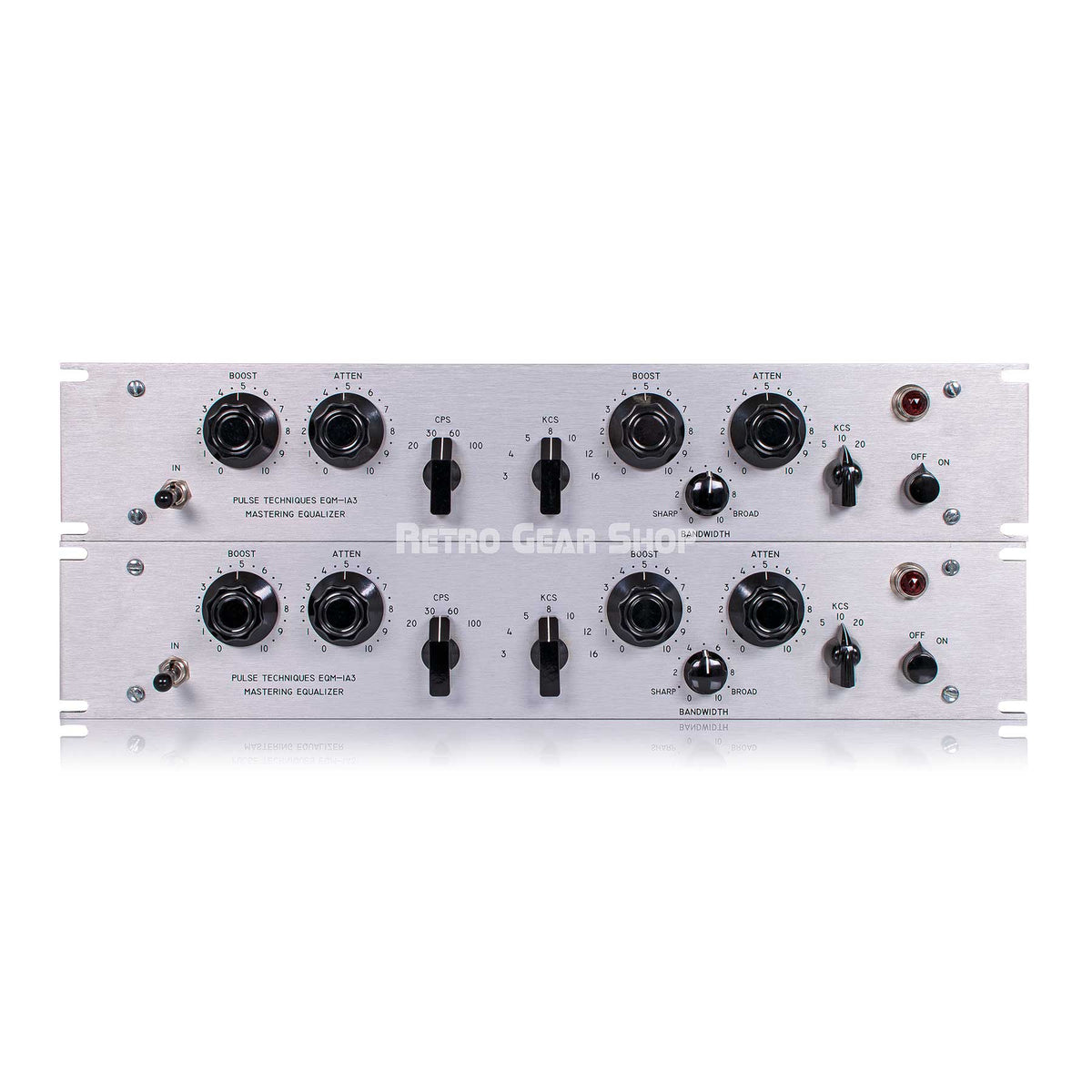 Pultec Pulse Techniques EQM 1A3 Stereo Sequential Pair Mastering EQ ...