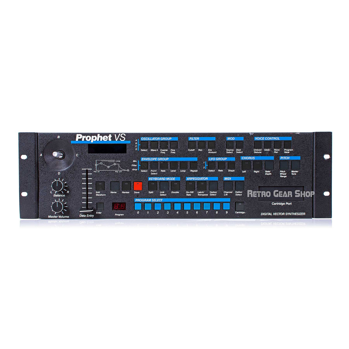 Sequential Circuits Instruments SCI Prophet VS Vintage Synth Rack ...