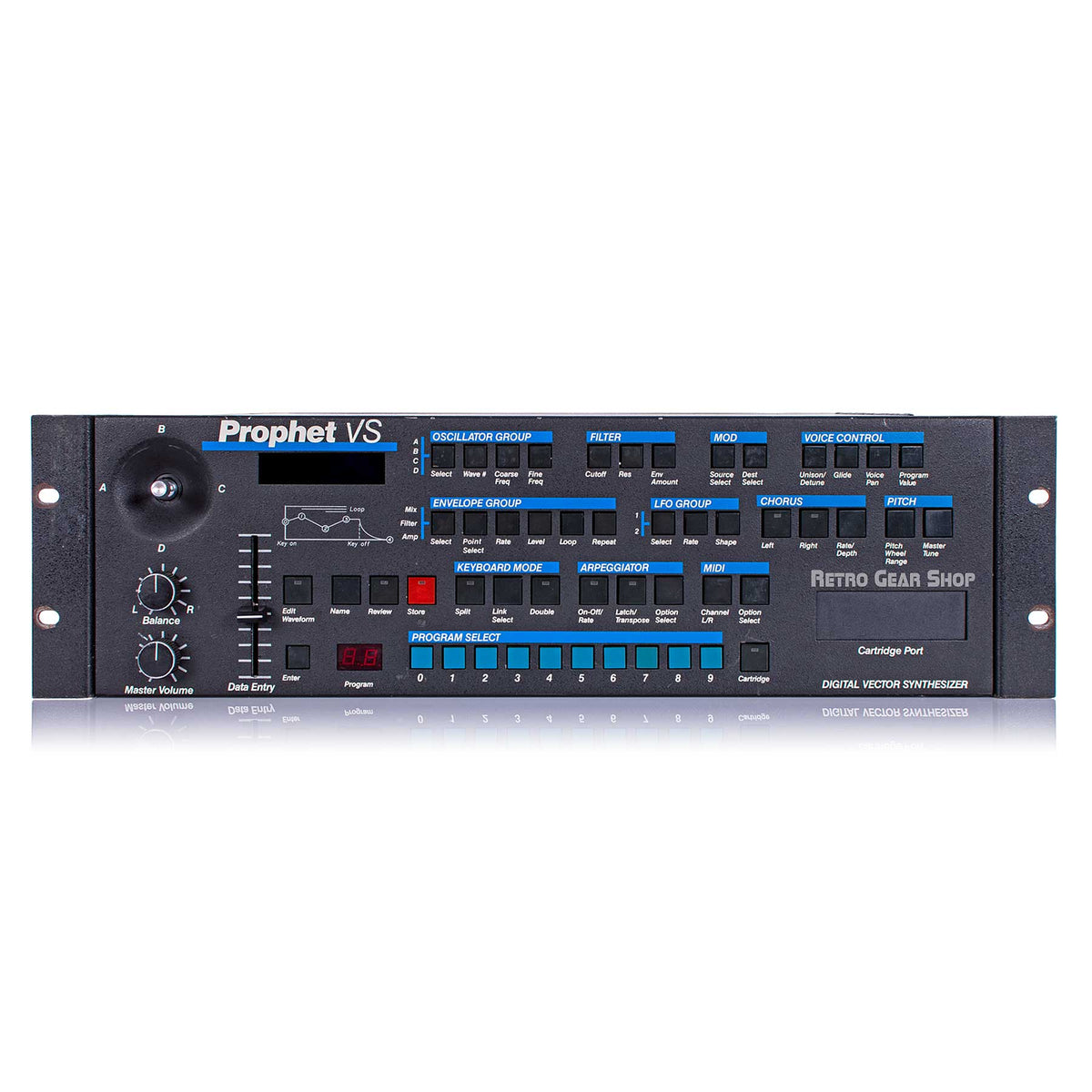 Sequential Circuits Prophet VS Rack Serviced + 3 Carts SCI Rare Vintage ...