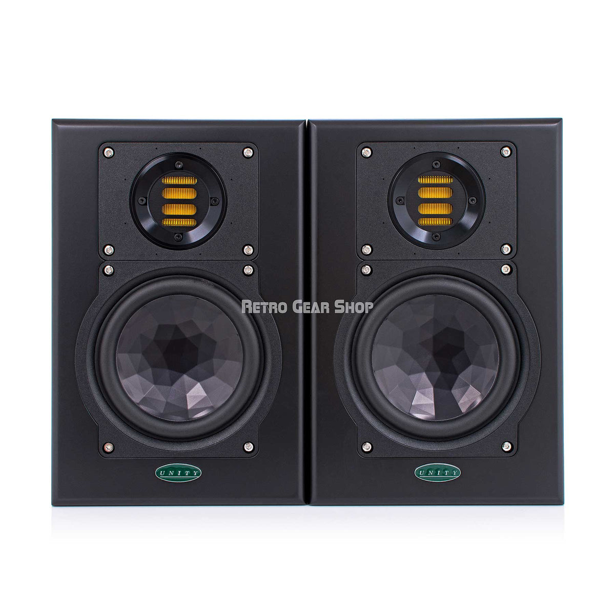 Unity Audio The Mini Rock Active 2-Way Near Field Monitor Pair– Retro ...