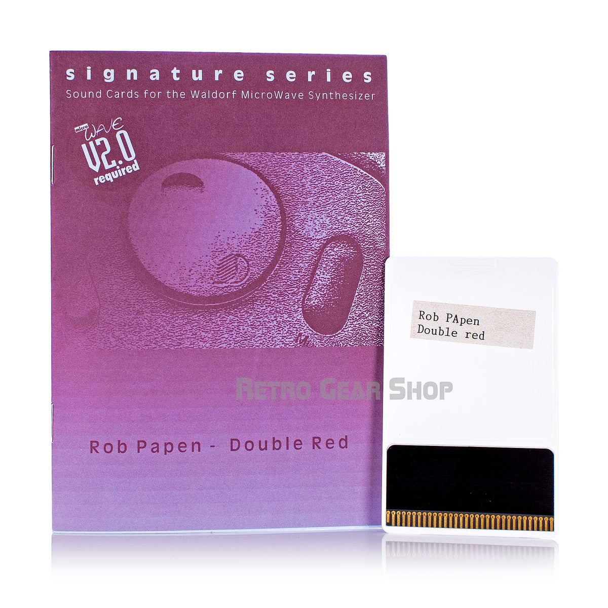 Waldorf Microwave Signature Series Card Patches Rare Rob Papen – Retro ...