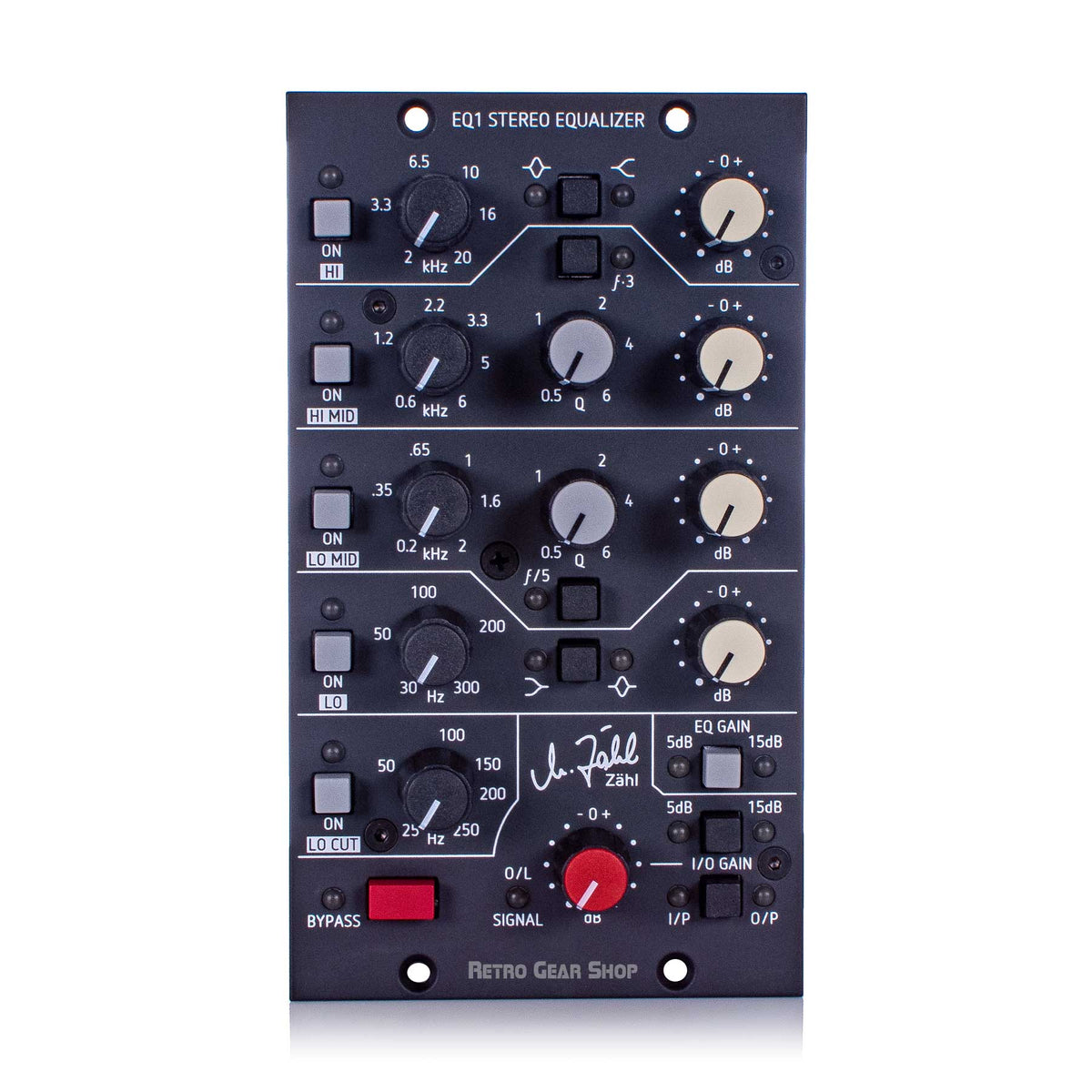 Zahl EQ1 Stereo Equalizer 500 Series Analog EQ Zaehl– Retro Gear Shop