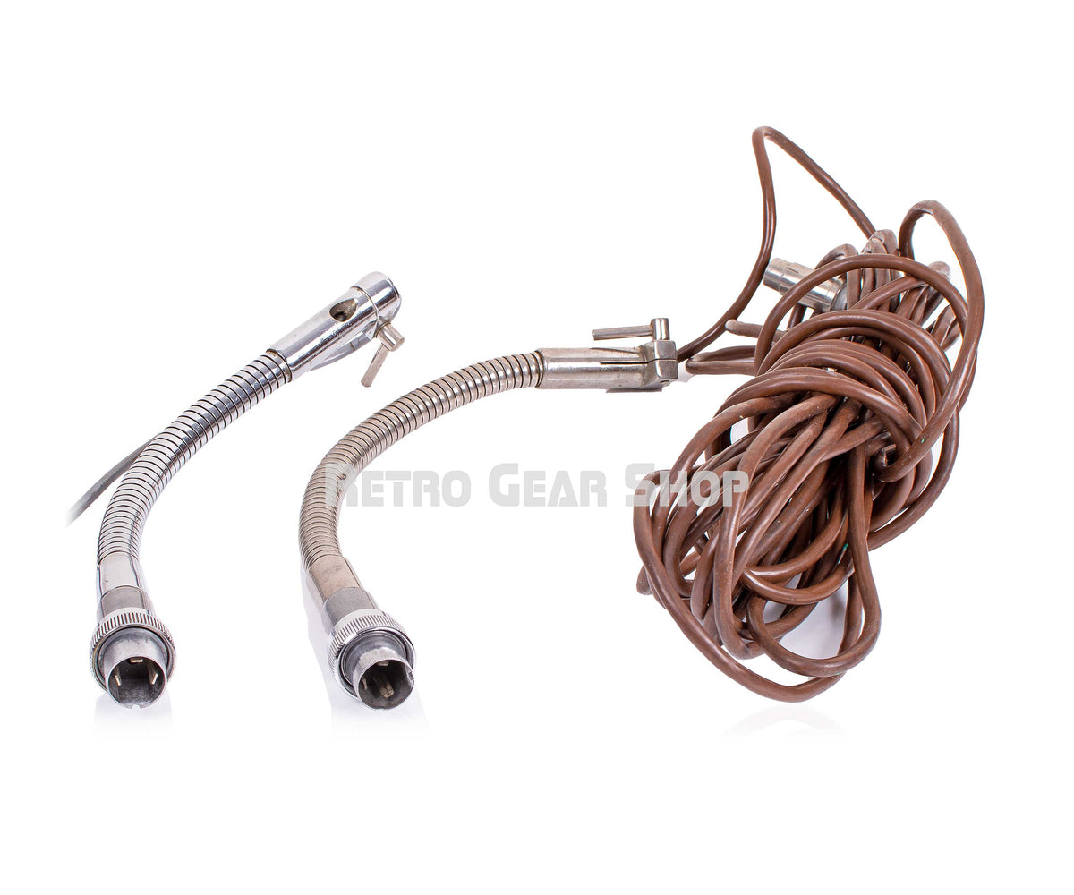 AKG WSW Gooseneck D17 Microphone Connectors Vintage Rare – Retro Gear Shop