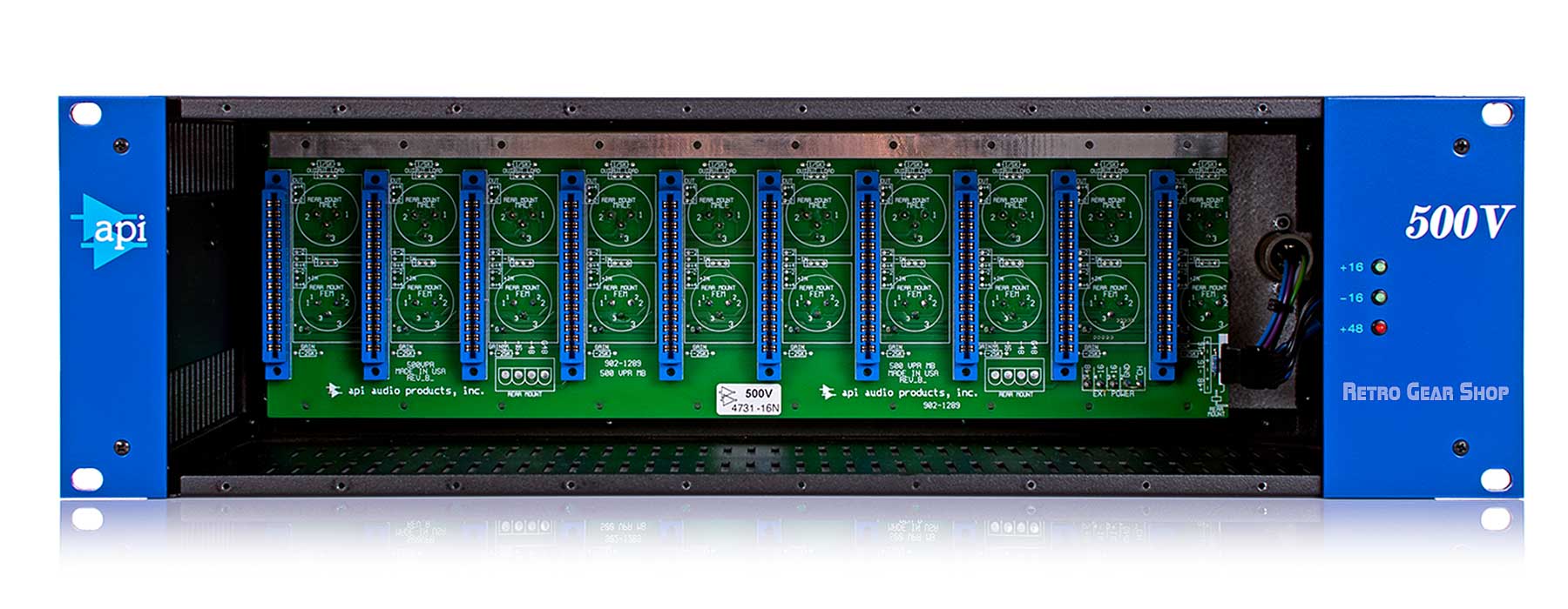 API 500VPR 10 Slot 500 Series Power Rack + PSU L200 – Retro Gear Shop