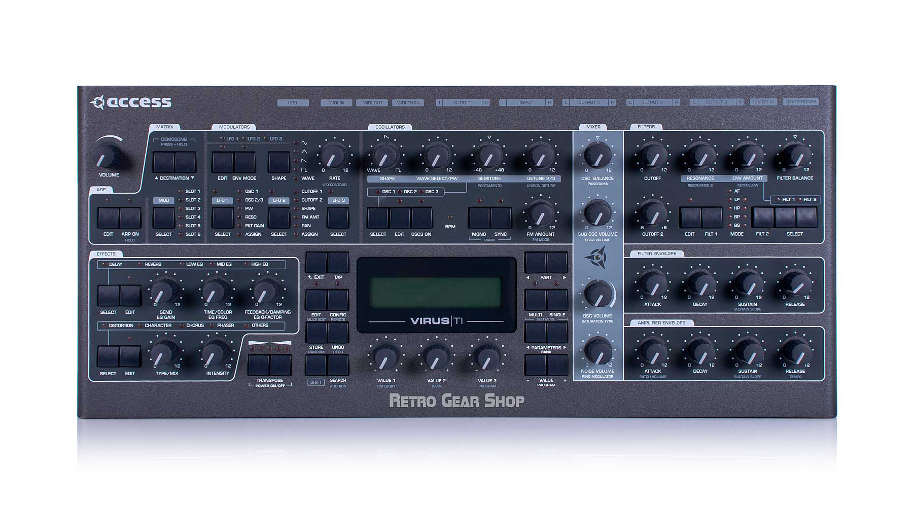 Access Virus TI2 Desktop Virtual Analog Synthesizer Synth – Retro Gear Shop