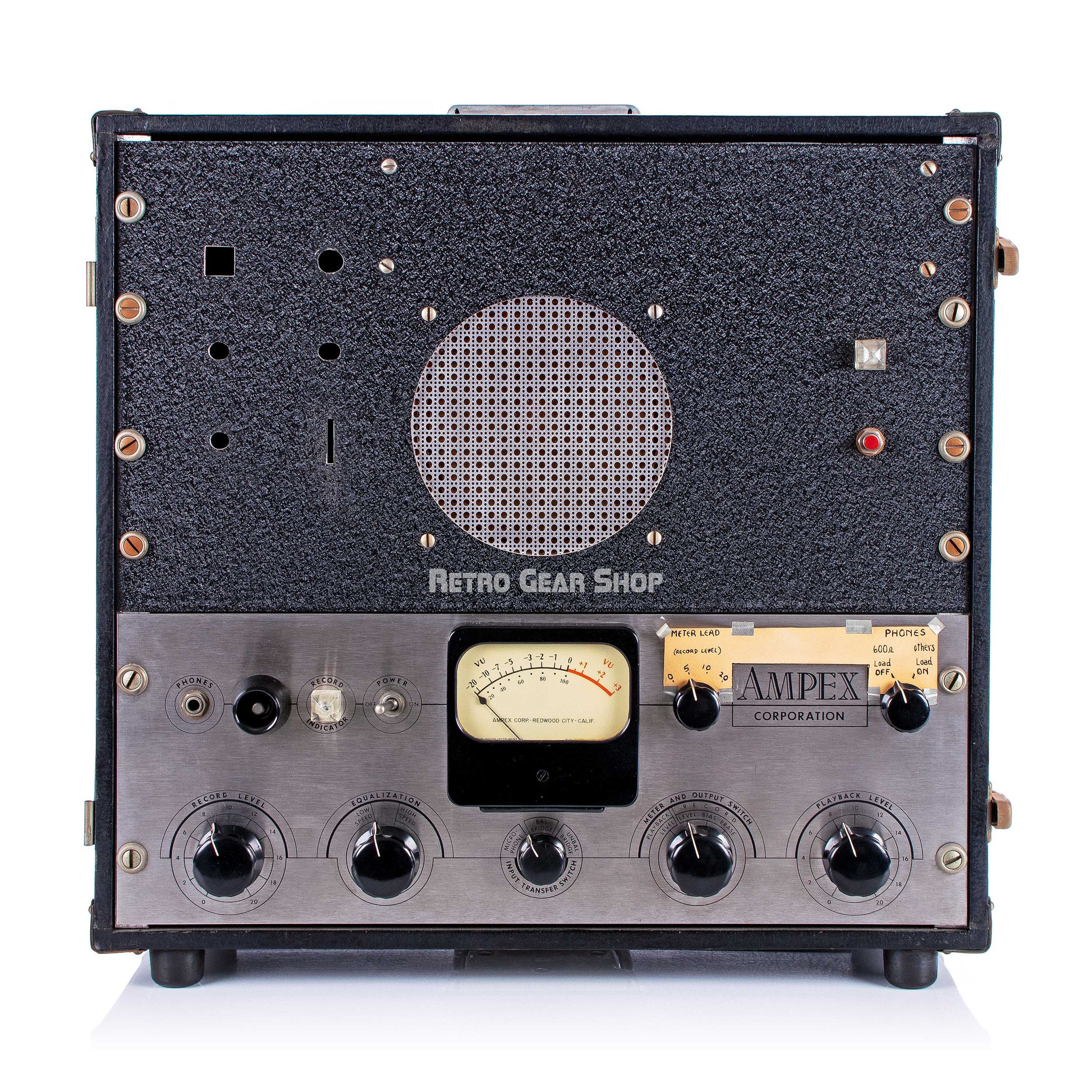 Ampex 350C Recording Console Mic Pre Reel Transport Vintage Rare Analog ...