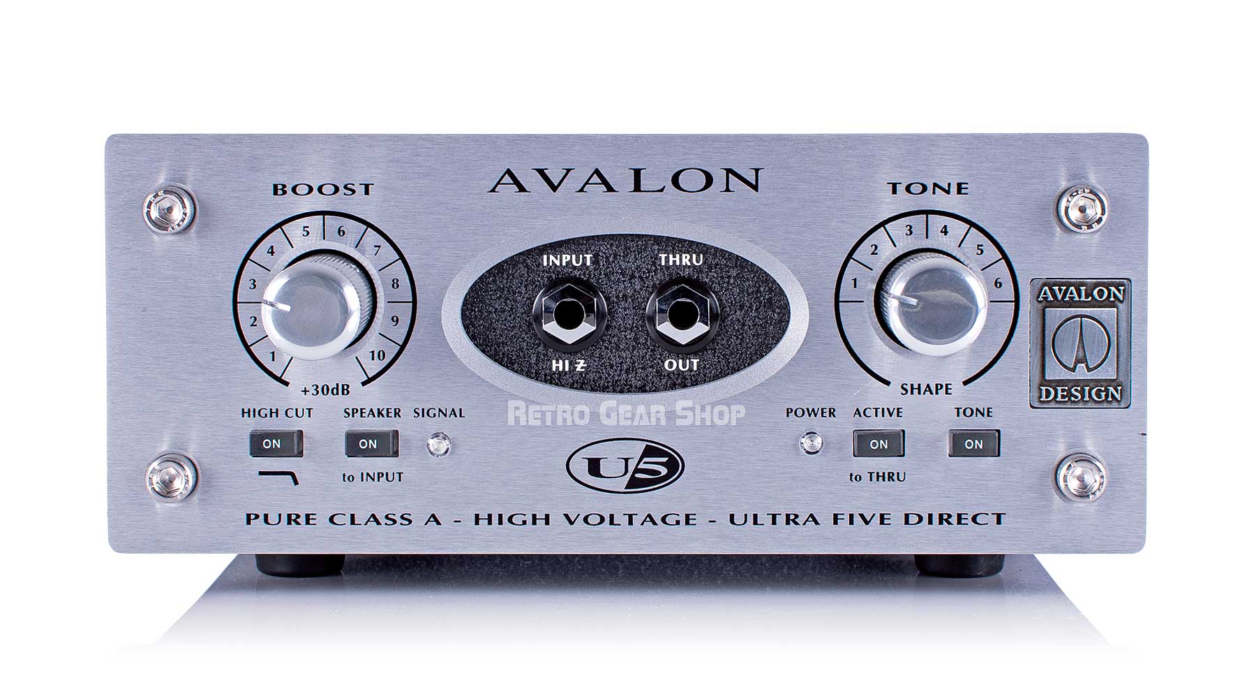 Avalon U5 Direct Box Instrument Preamplifier Class A Active DI Preamp ...