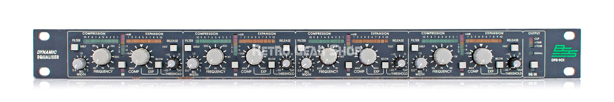 BSS Audio DPR-901 Dynamic Equalizer Vintage Rare Multiband Compressor ...