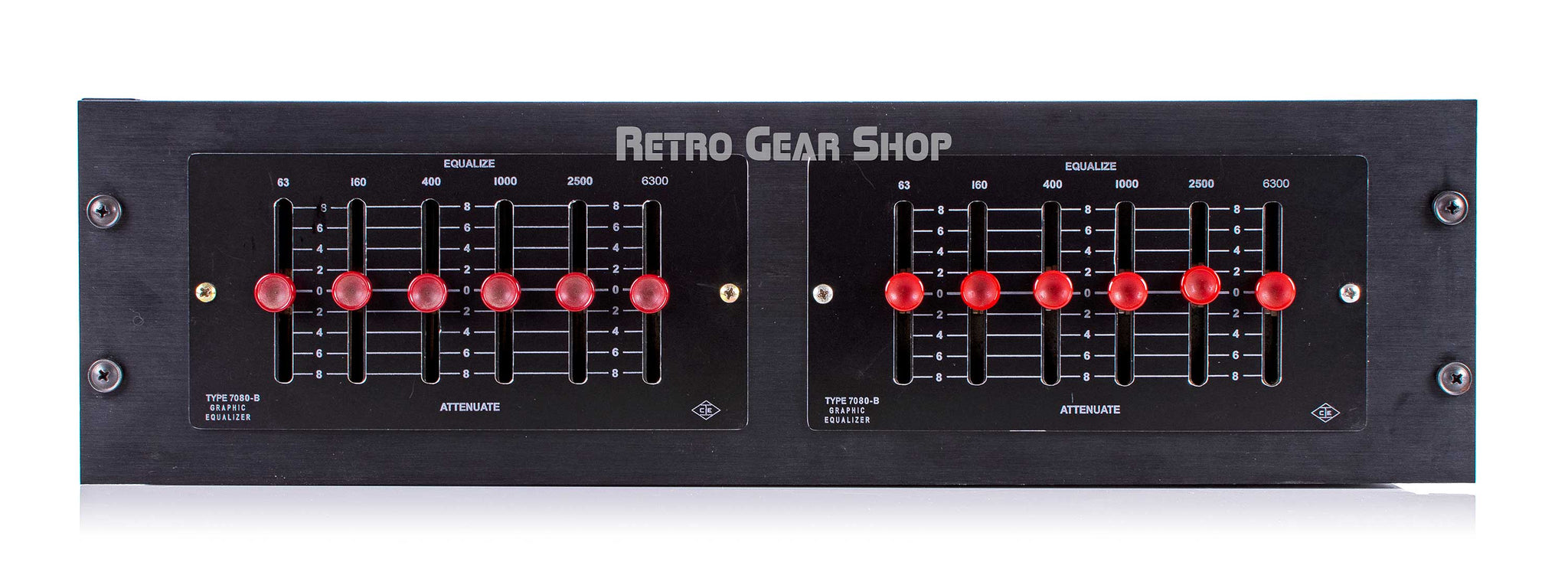 Cinema Engineering Type 7080-B Stereo Racked Pair Tube Graphic ...