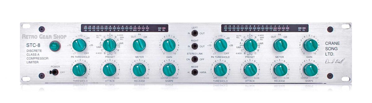 Crane Song STC-8 Stereo Compressor Peak Limiter Cranesong STC8 – Retro ...
