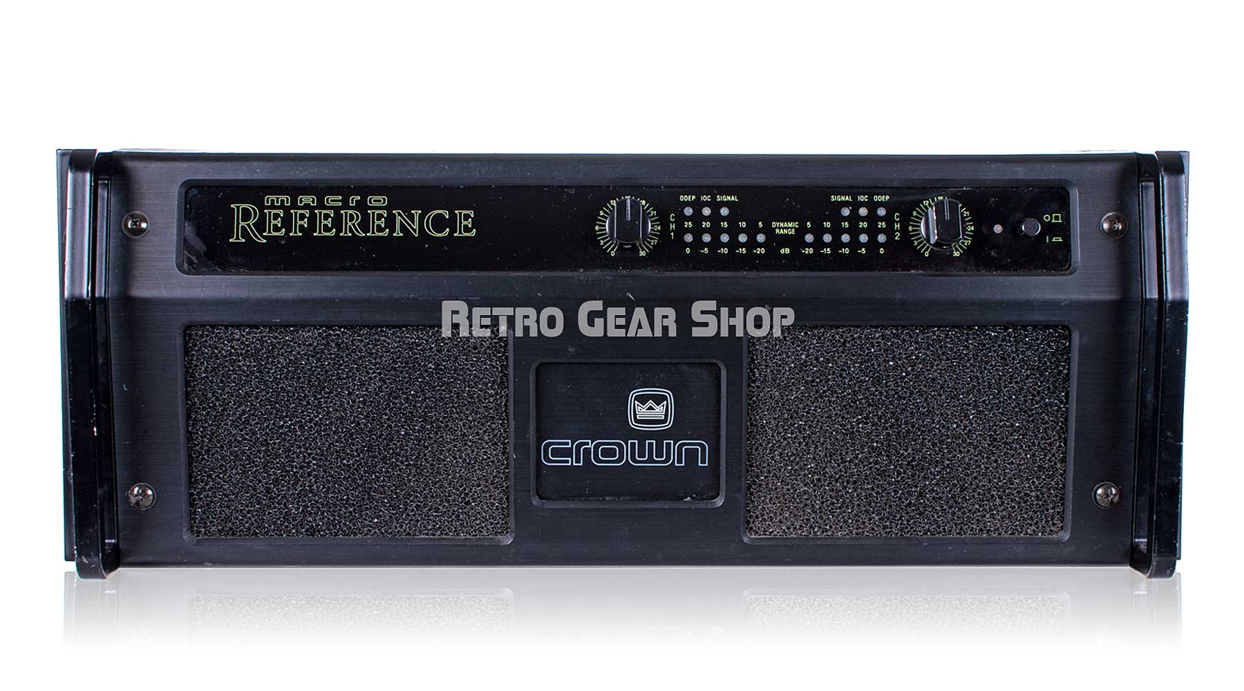 Crown Macro Reference Power Amp 9124 Rare Vintage Stereo Amplifier ...