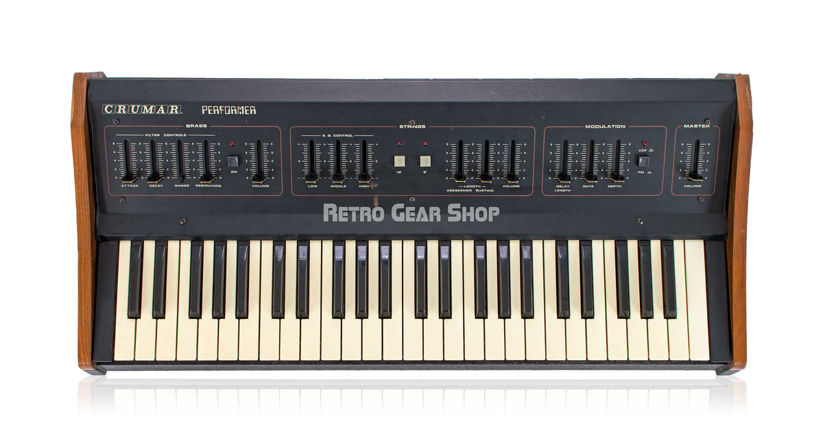 Crumar Performer Analog Poly Synth Strings Brass Vintage Rare – Retro ...