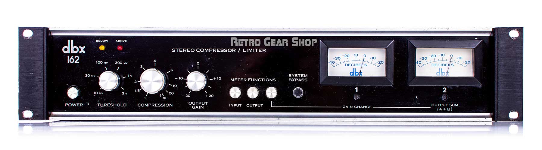 DBX 162 Stereo Compressor / Limiter Rare Vintage DBX – Retro Gear Shop