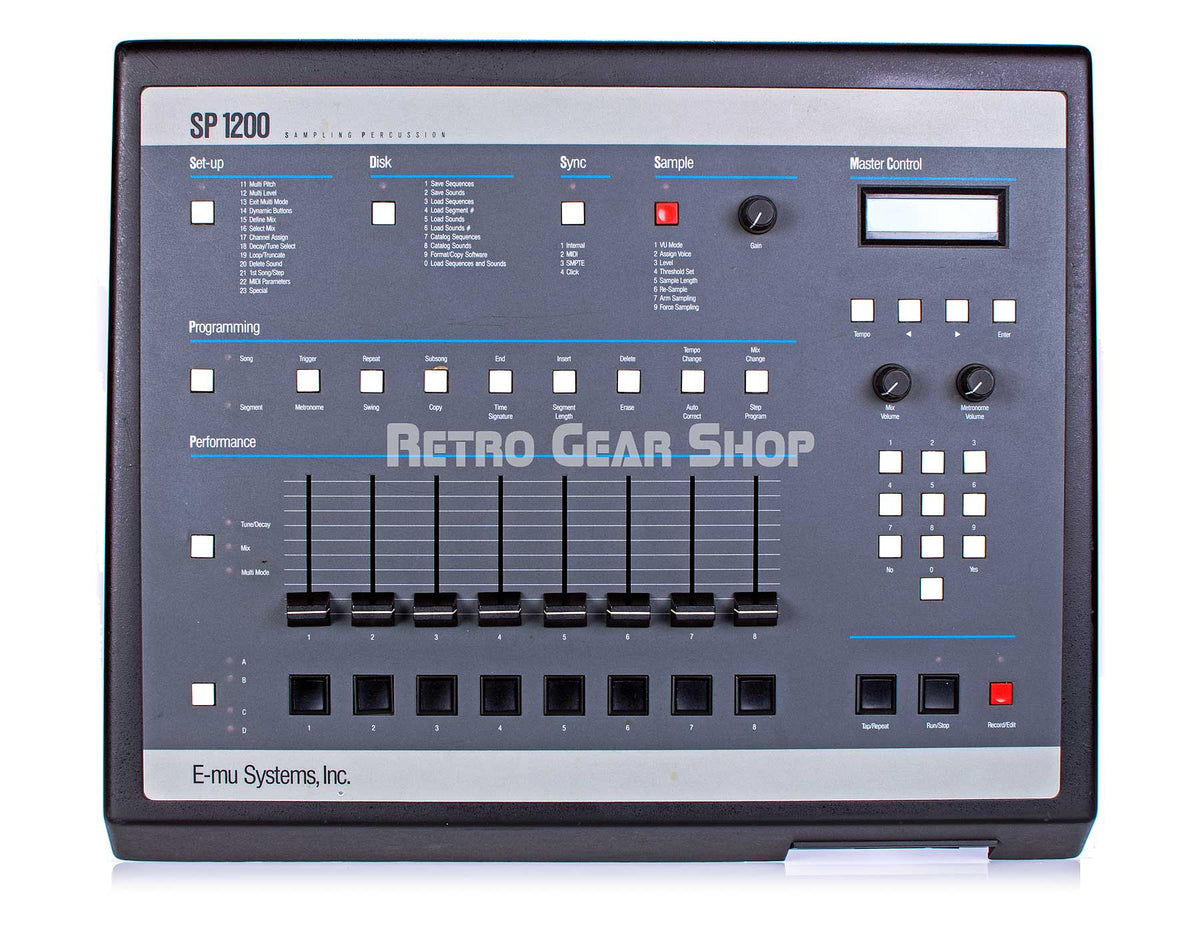 E-Mu SP-1200 Rare Vintage Sampler Drum Machine Emu SP1200 Reissue ...