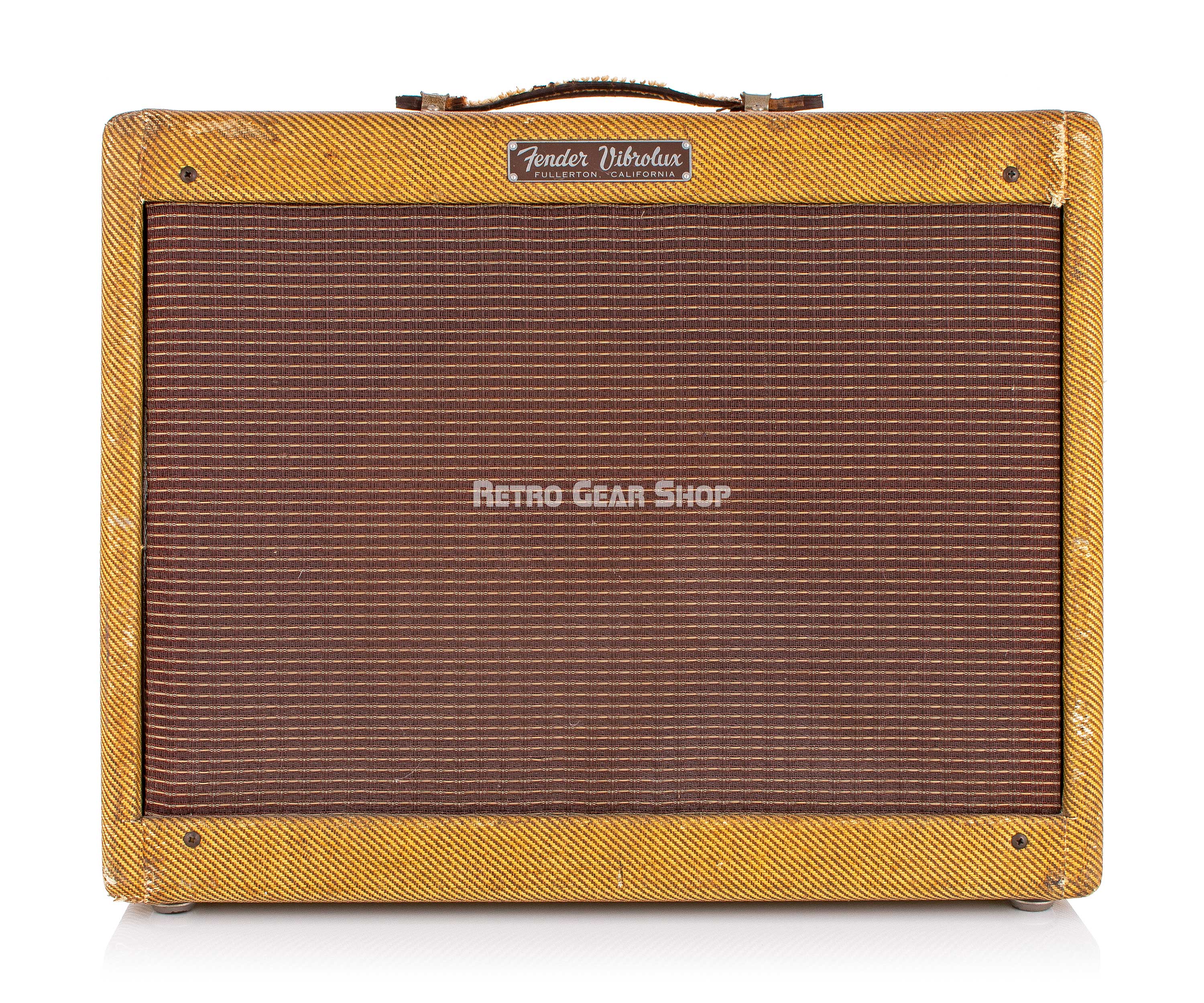 Fender Vibrolux Tweed Deluxe Tube Combo Guitar Amplifier Vintage Rare ...