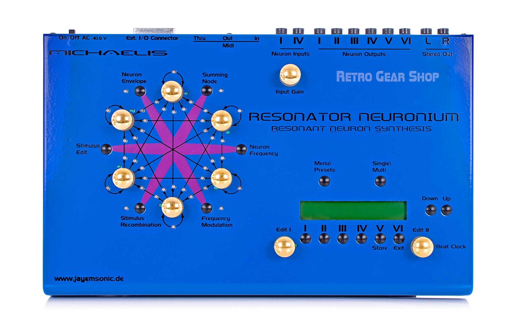 JoMox Resonator Neuronium Rare Vintage Synthesizer– Retro Gear Shop