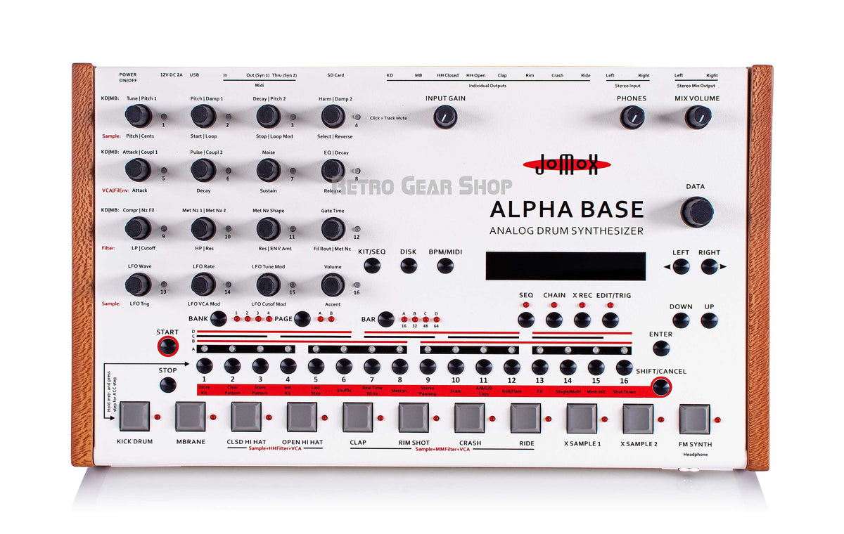 Jomox Alpha Base Analog Drum Machine Synth – Retro Gear Shop