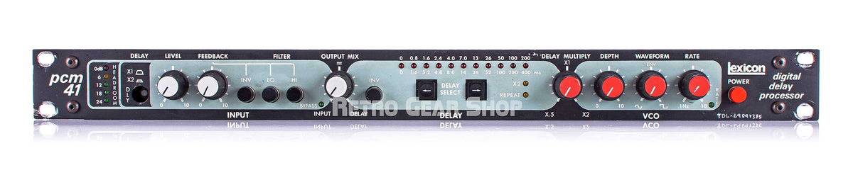 Lexicon PCM 41 Digital Delay Processor Effect Vintage Rare – Retro Gear ...