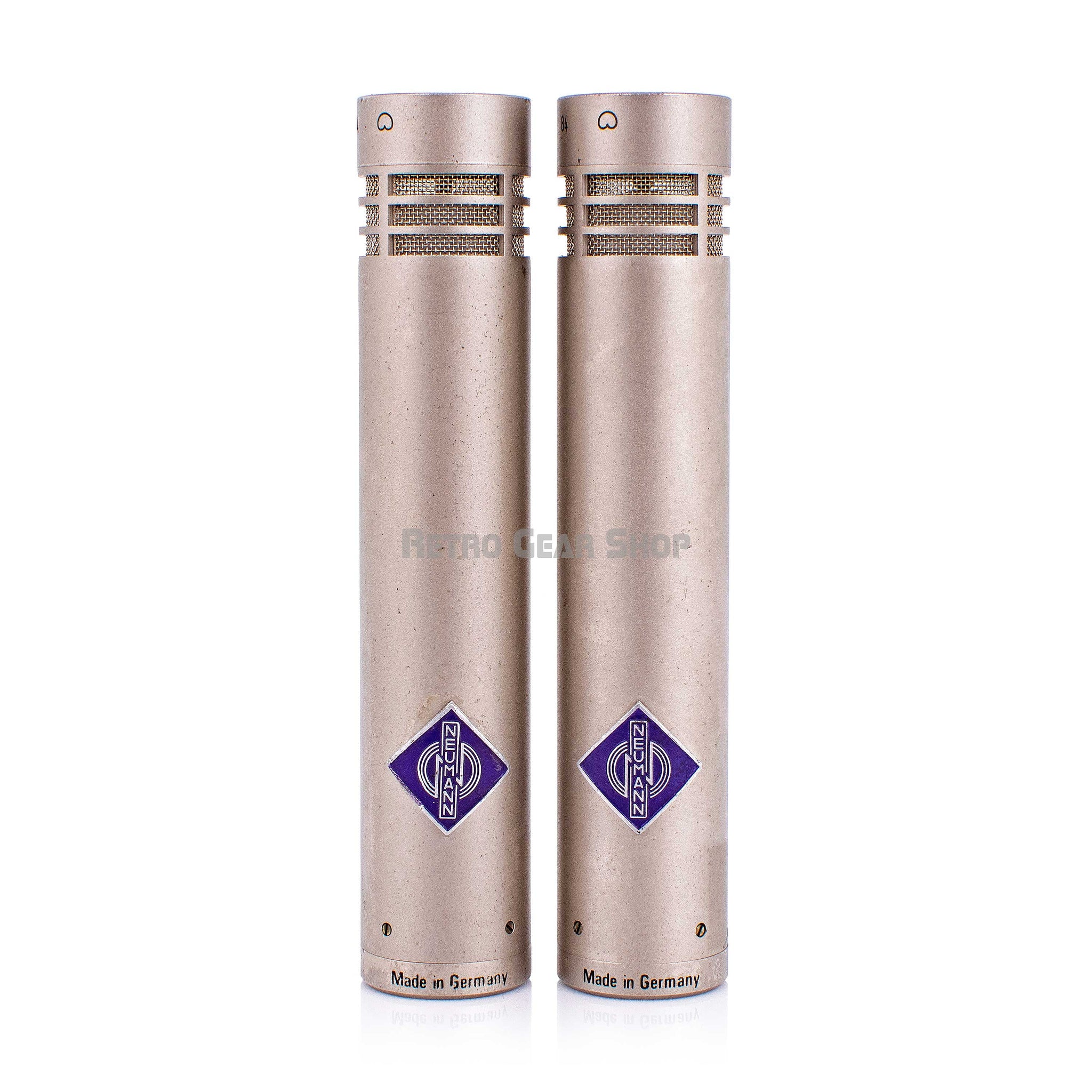 Neumann KM 84i Small Diaphragm Condenser Mic Pair Vintage Rare – Retro ...