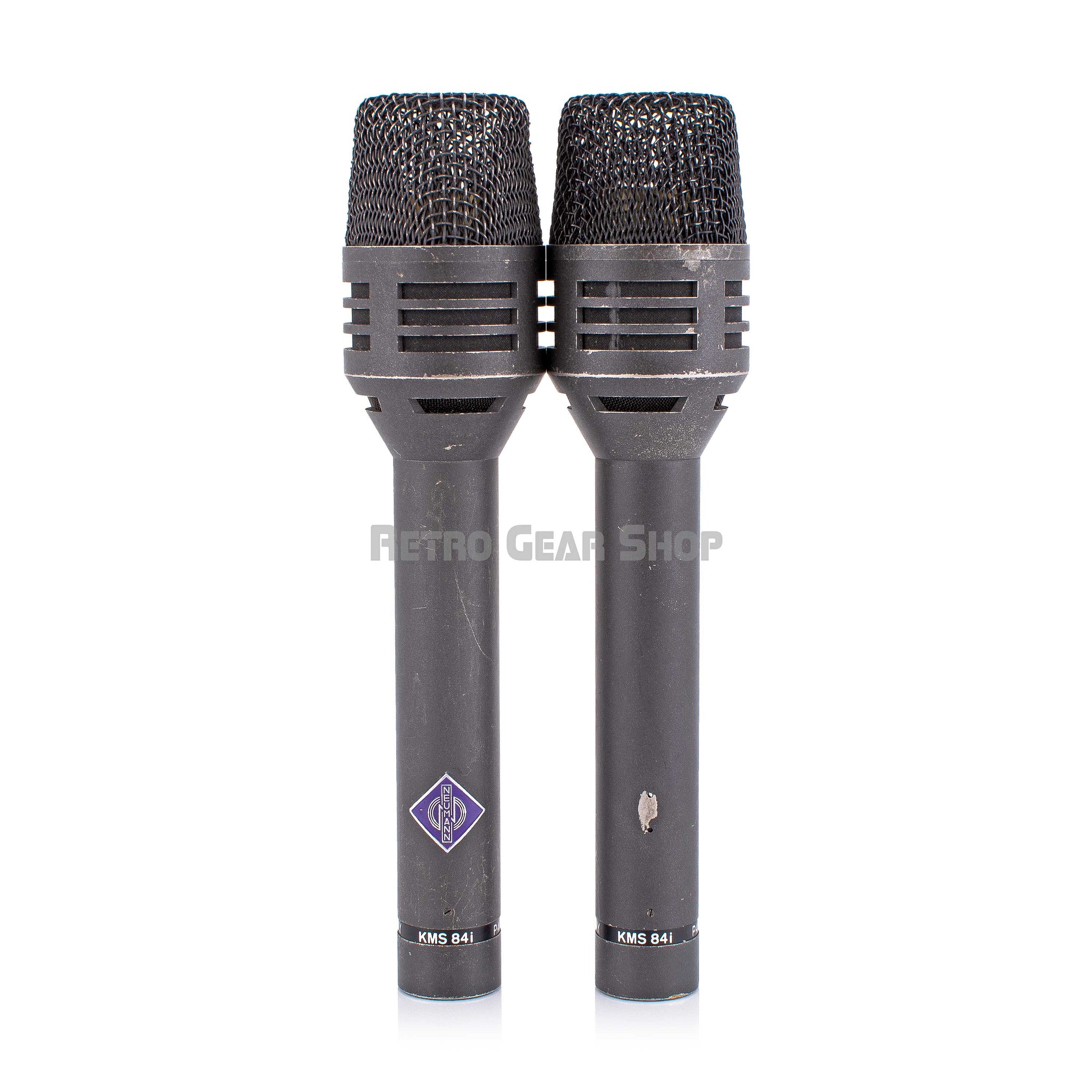 Neumann KMS 84i Cardioid Condenser Pair Microphone Vintage Rare – Retro ...