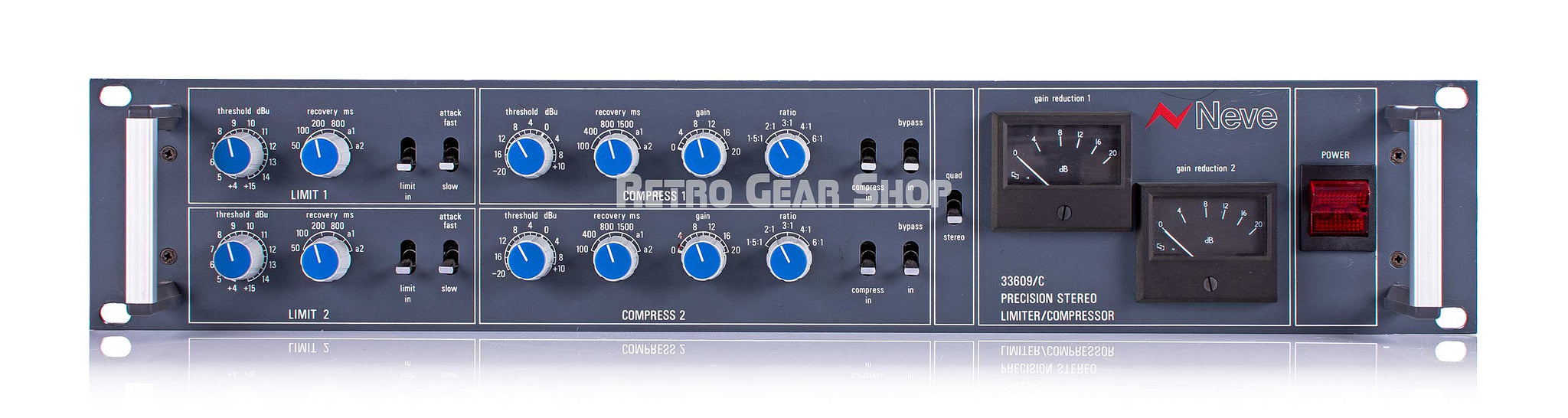 Neve 33609C Precision Stereo Limiter Compressor Vintage Rare 20577K ...